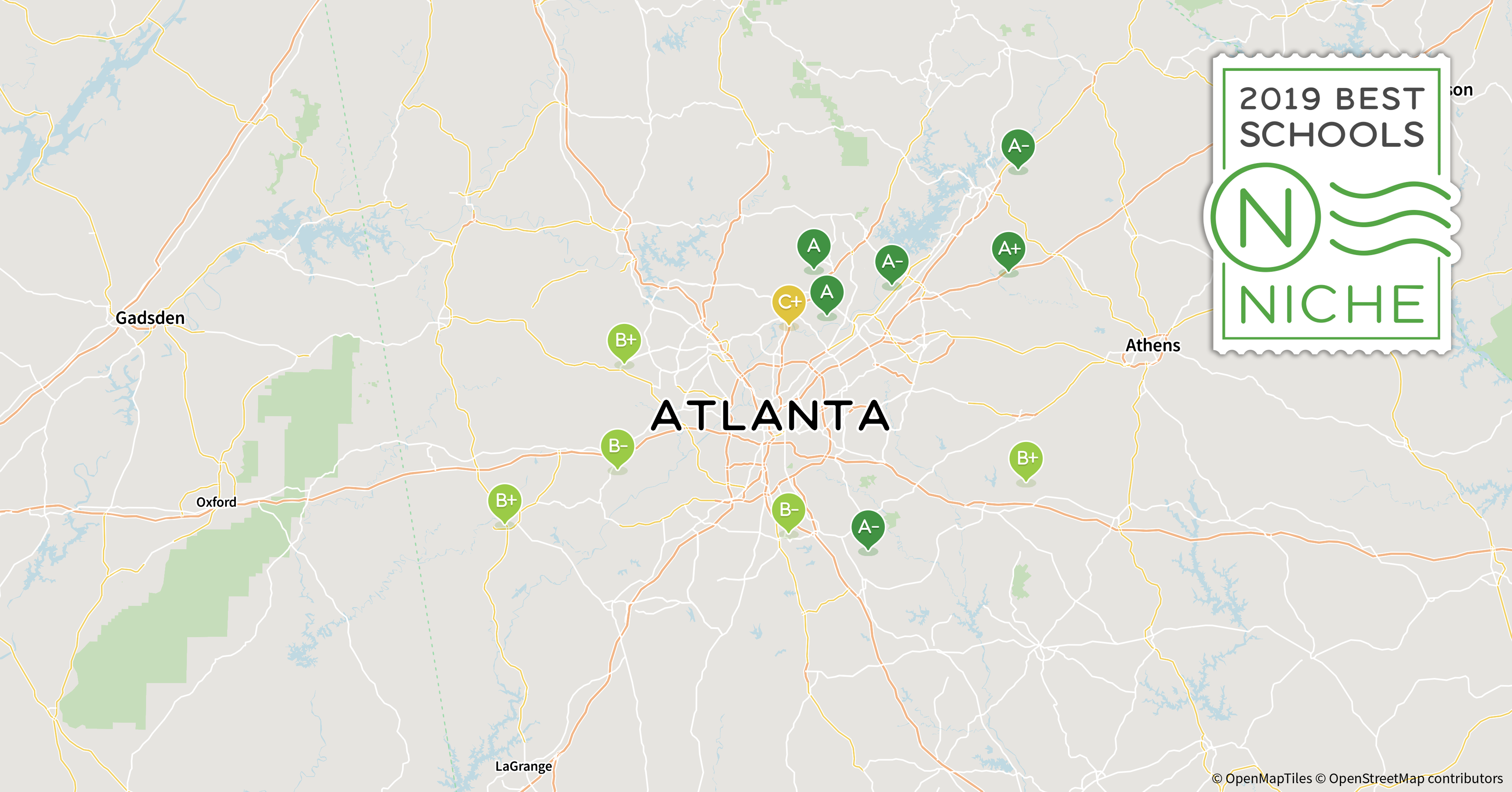 Atlanta Metro Area Zip Code Map - United States Map