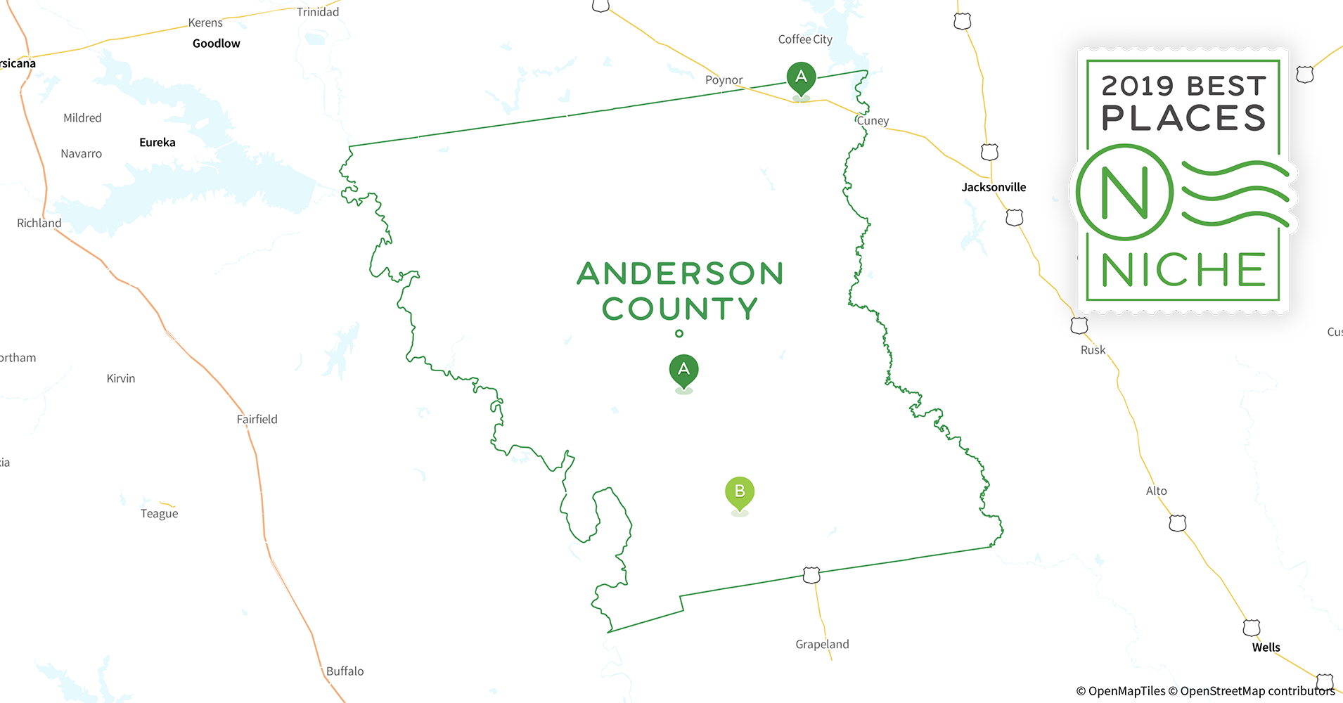 2019 Best Places to Raise a Family in Anderson County, TX - Niche