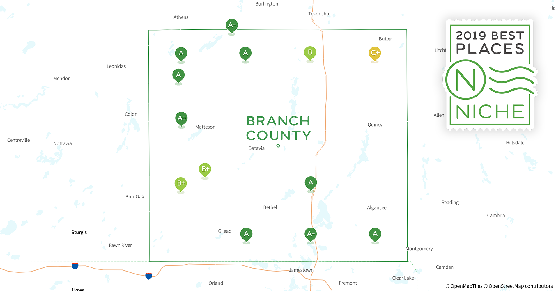 Compare Cost of Living in Branch County, MI - Niche