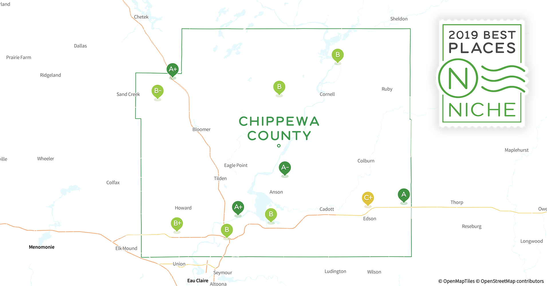 2019 Best Places to Live in Chippewa County, WI - Niche