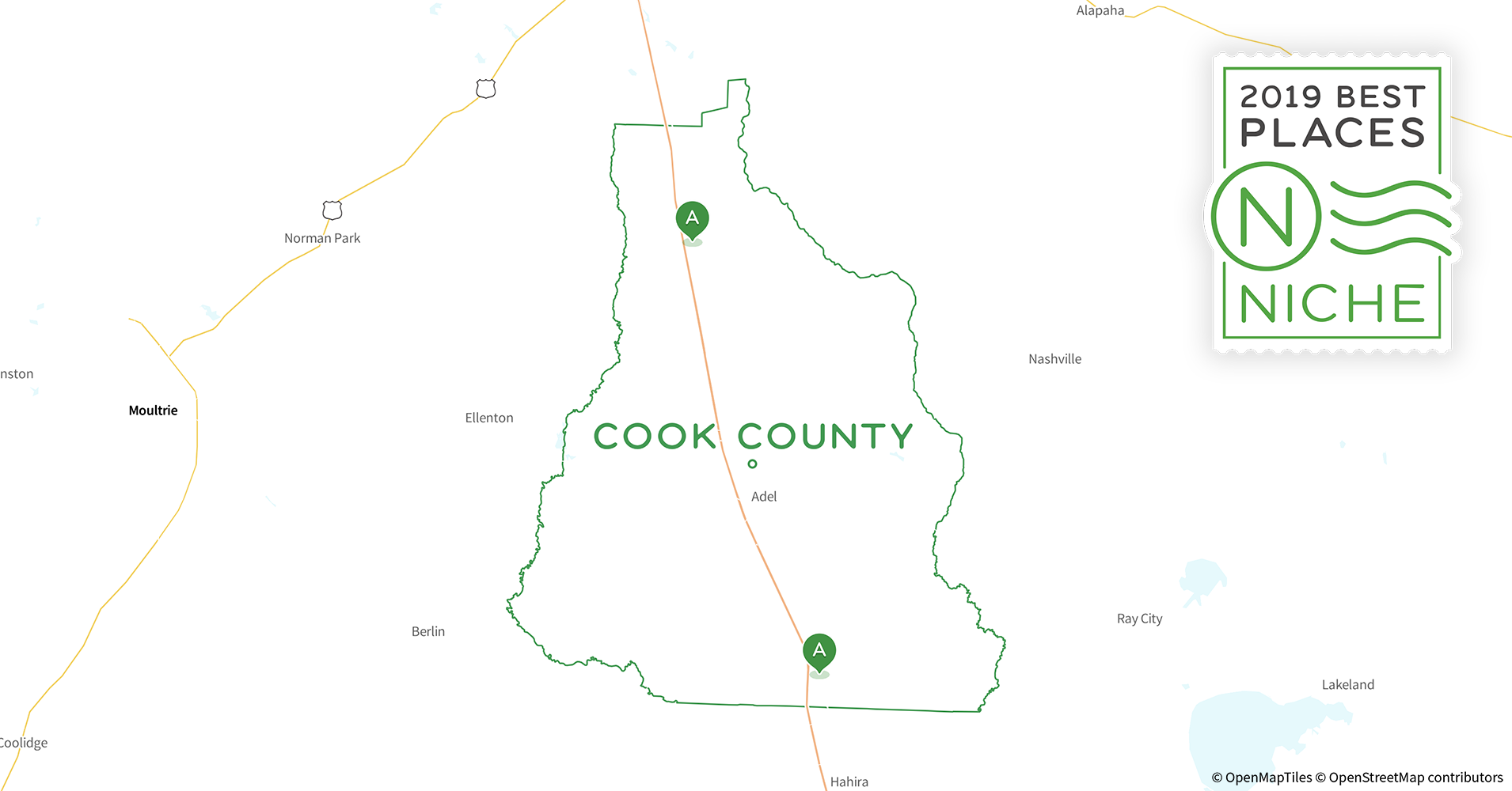 2019 Best ZIP Codes to Buy a House in Cook County, GA - Niche