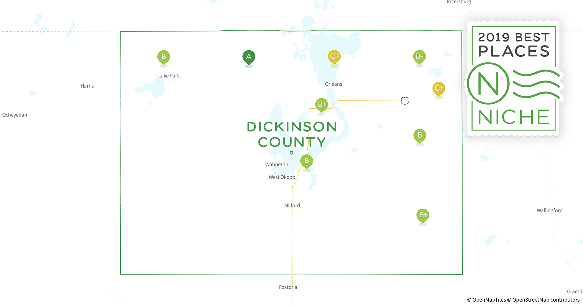 2019 Best Places to Live in Dickinson County, IA - Niche