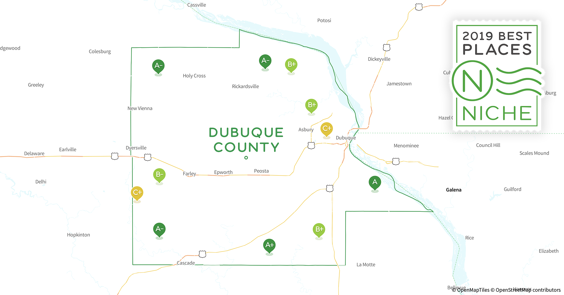 2019 Best Places to Retire in Dubuque County, IA - Niche