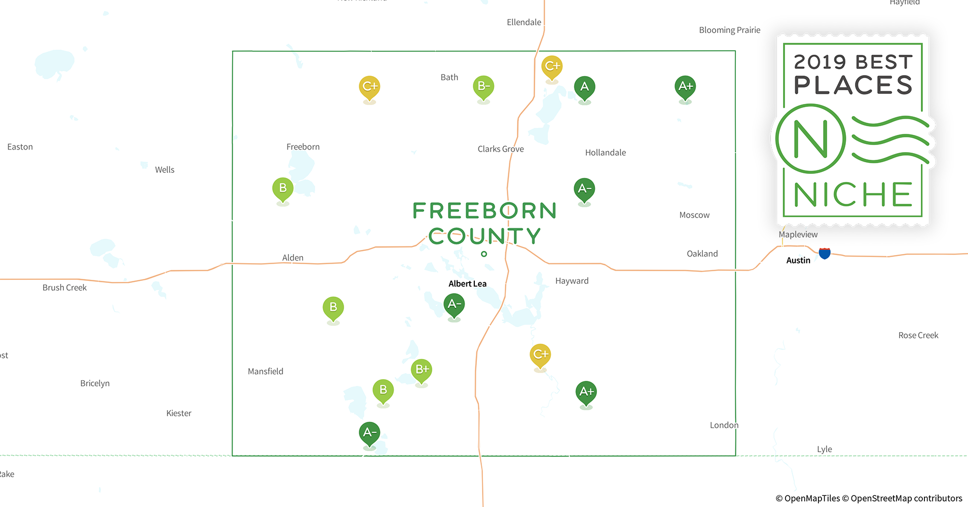 2019 Best Places to Live in Freeborn County, MN - Niche