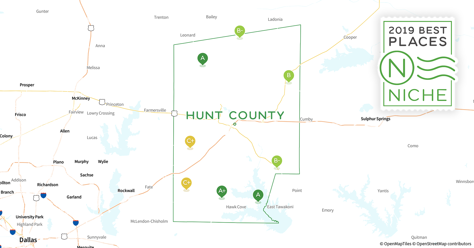 2019 Safe Places to Live in Hunt County, TX - Niche
