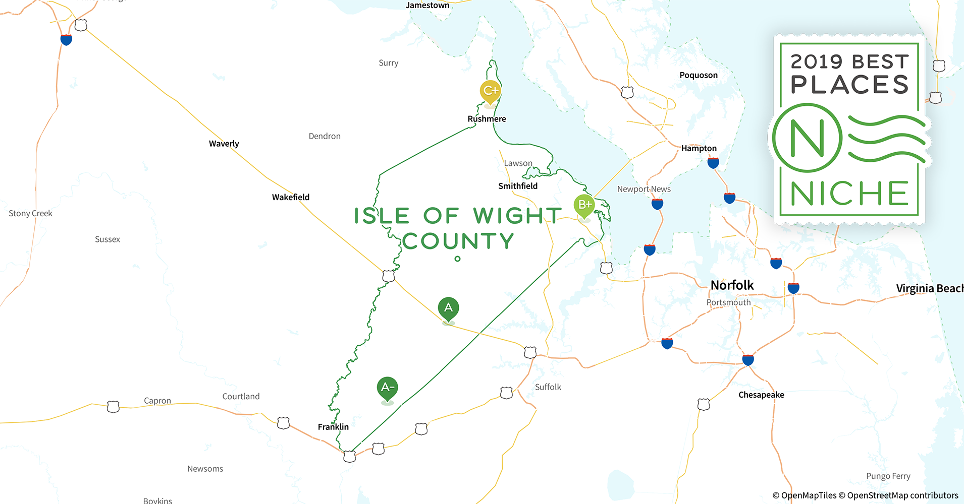 2019 Safe Places to Live in Isle of Wight County, VA - Niche