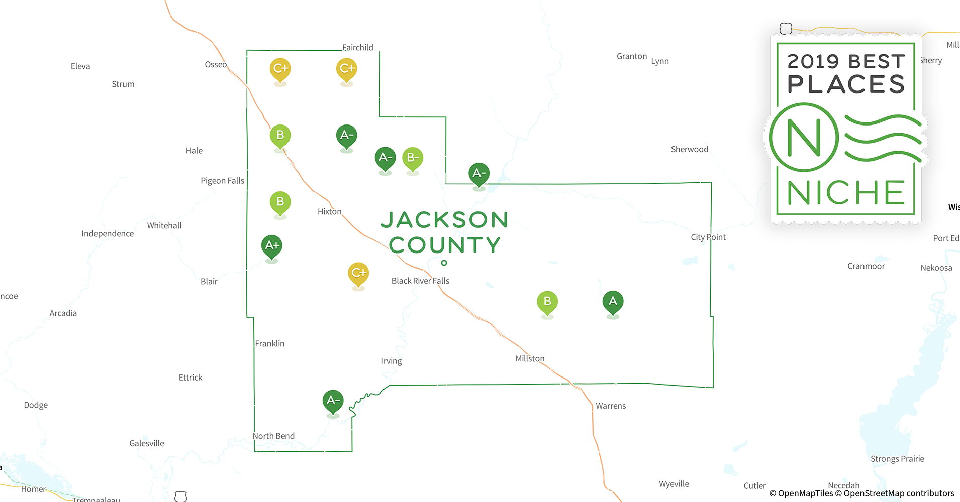 2019 Best Places to Live in Jackson County, WI - Niche