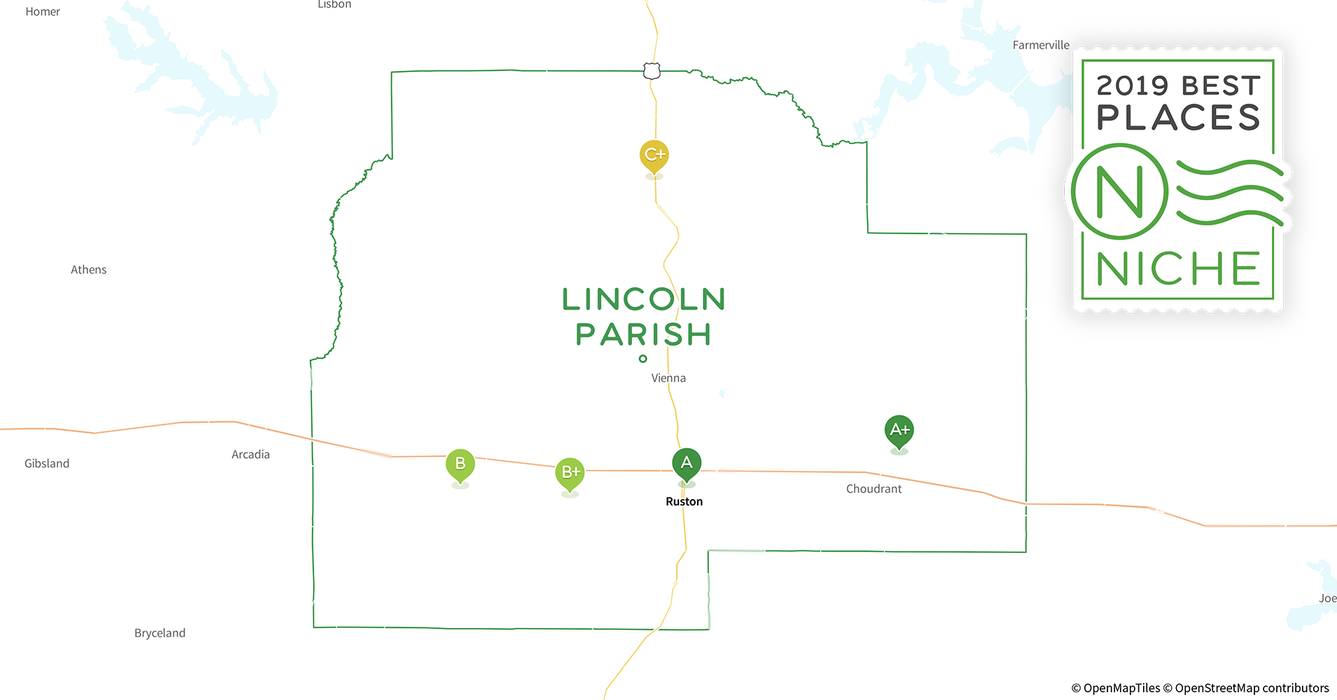 2019 Best Places to Live in Lincoln Parish, LA - Niche