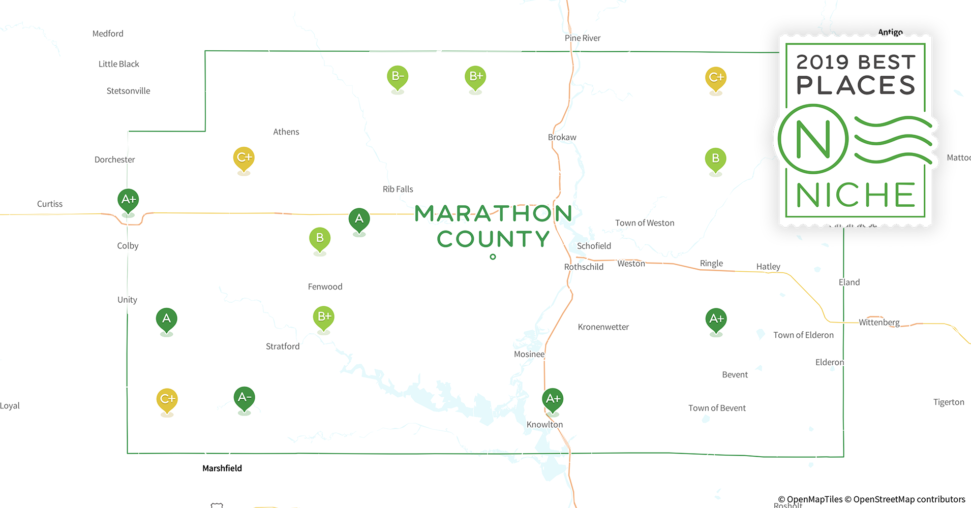 2019 Best Places to Live in Marathon County, WI - Niche