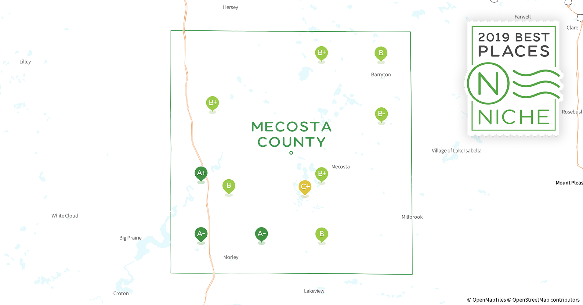 2019 Best Places to Live in Mecosta County, MI - Niche
