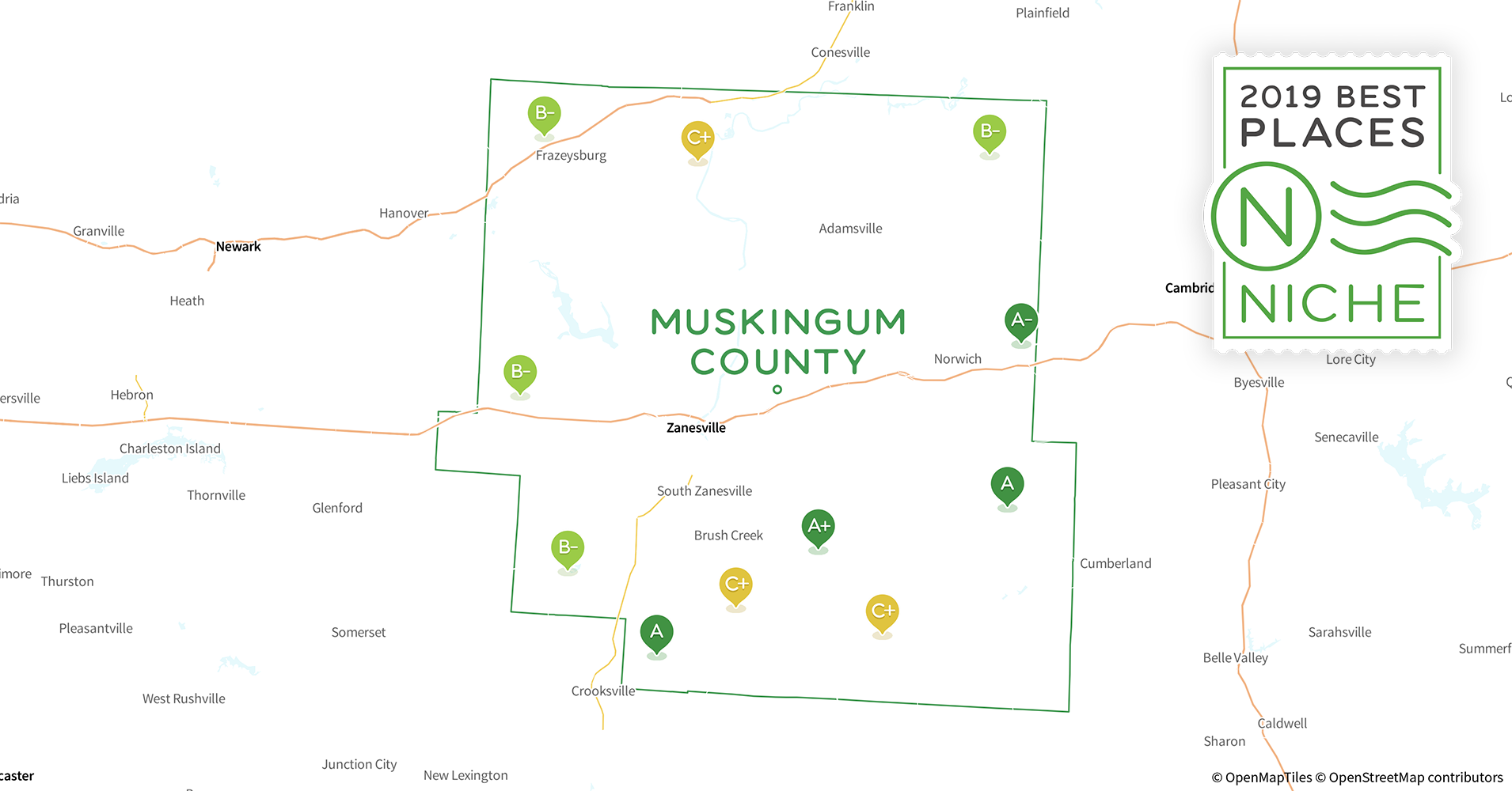 2019 Safe Places to Live in Muskingum County, OH - Niche