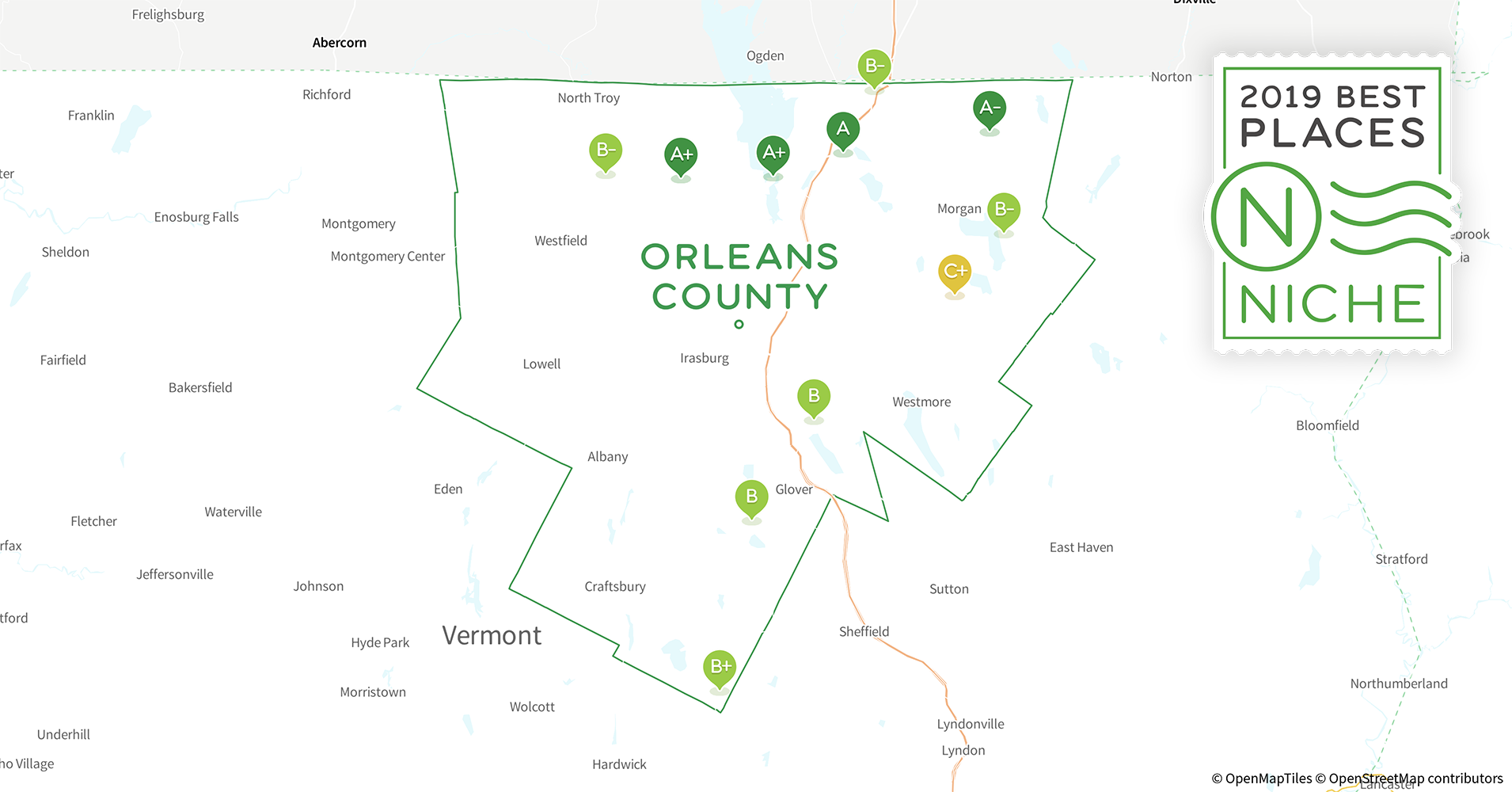 2019 Best Places to Live in Orleans County, VT - Niche