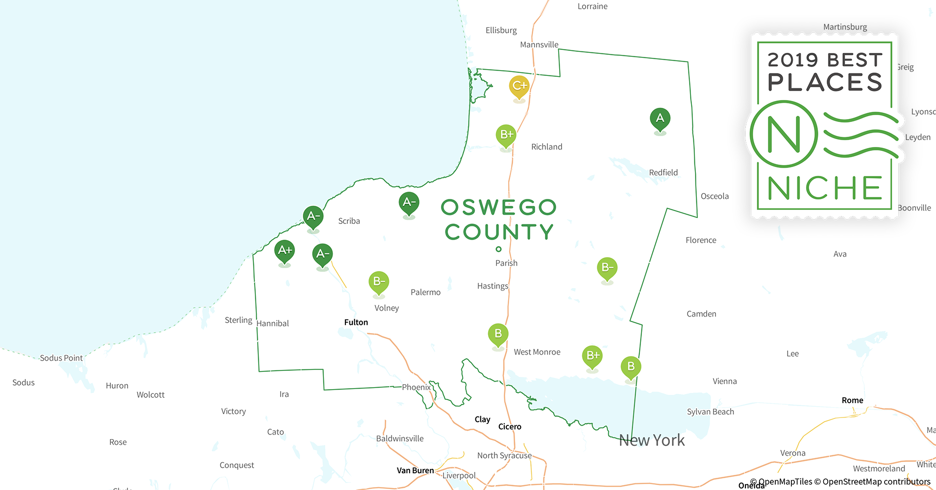 2019 Best Places to Live in Oswego County, NY - Niche