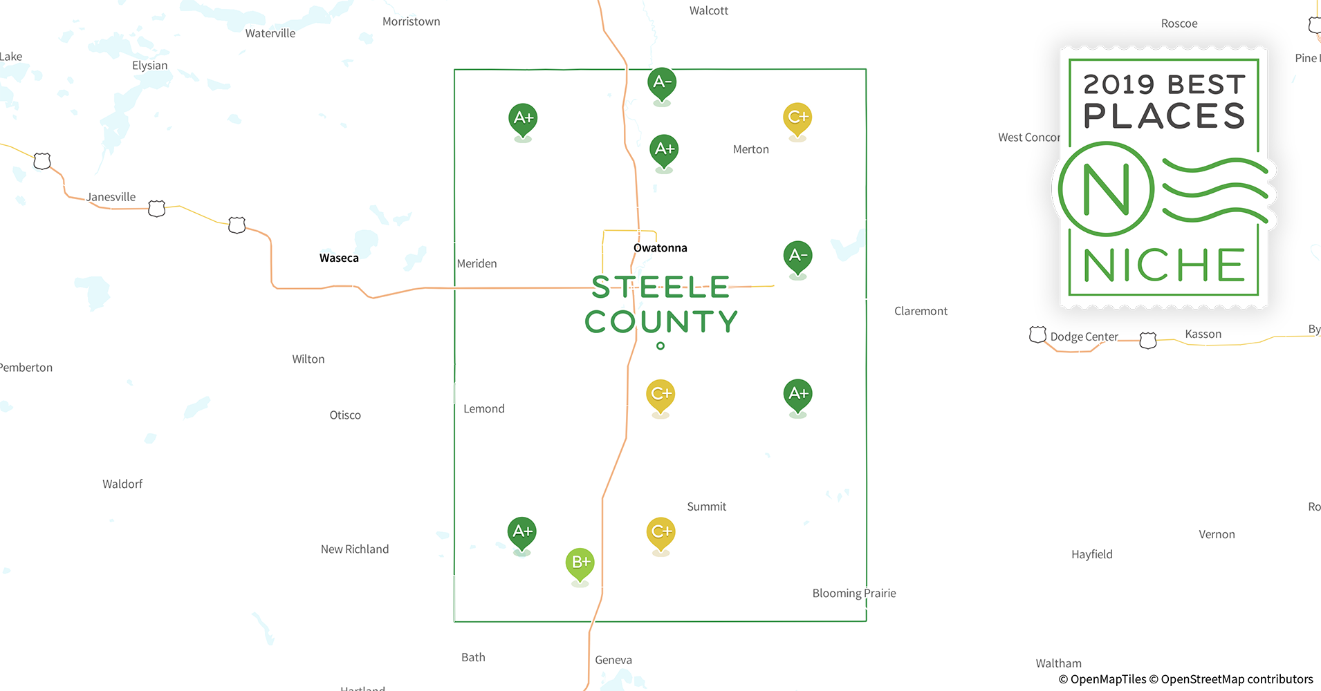 2019 Best Places to Live in Steele County, MN - Niche