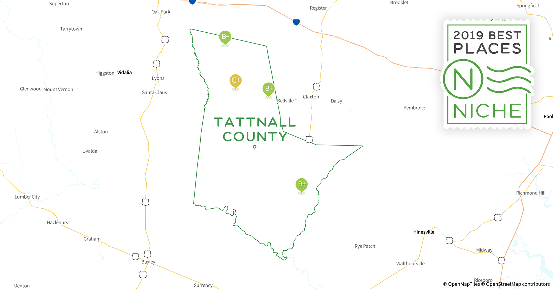 2019 Best Places to Buy a House in Tattnall County, GA - Niche
