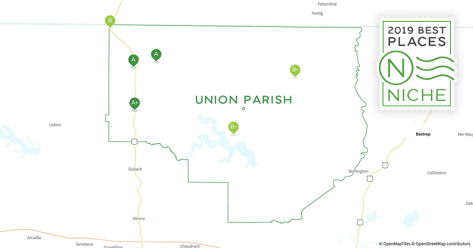 2019 Safe Places to Live in Union Parish, LA - Niche