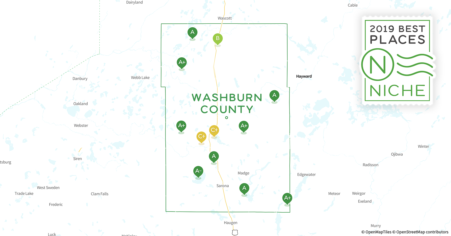 2019 Best Places to Live in Washburn County, WI - Niche
