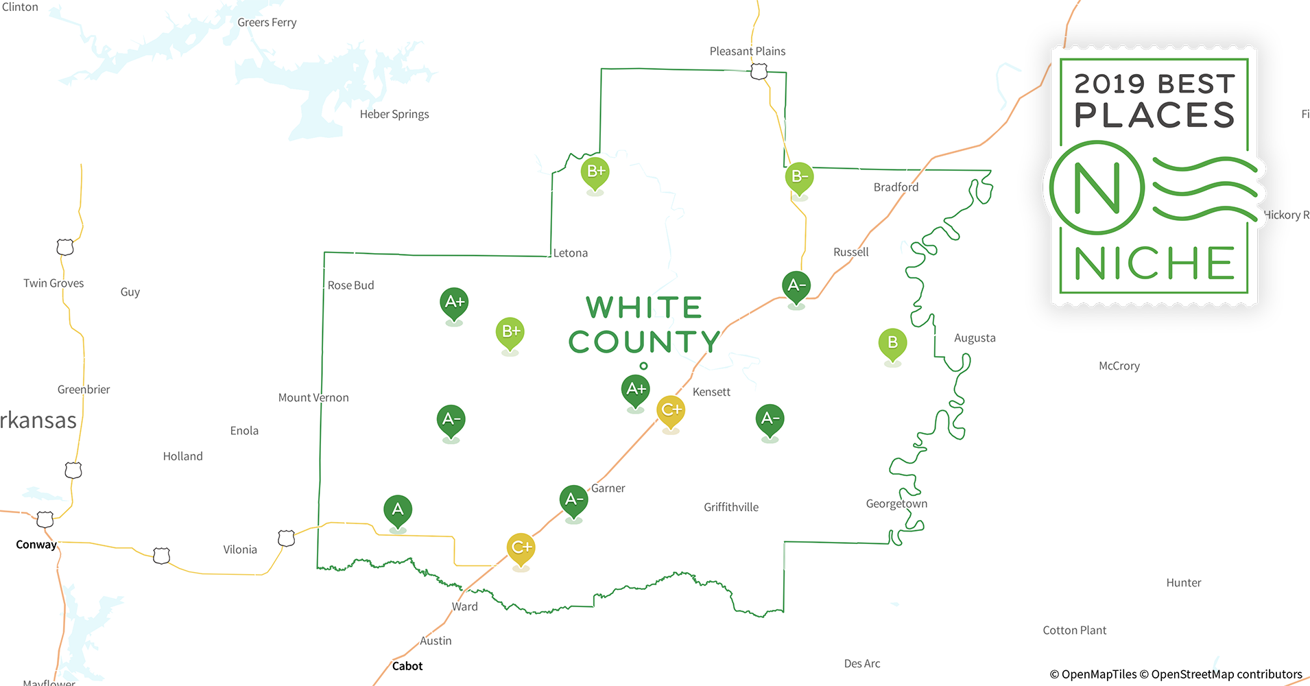 2019 Best Places to Live in White County, AR - Niche