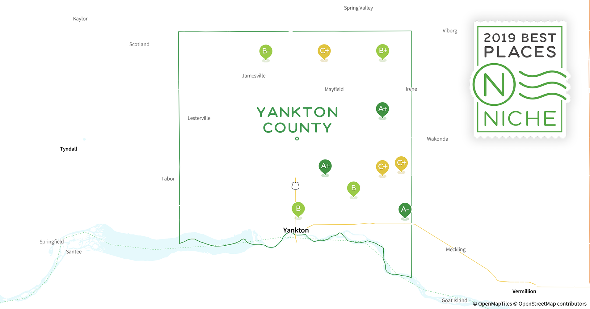 2019 Best Places to Live in Yankton County, SD - Niche