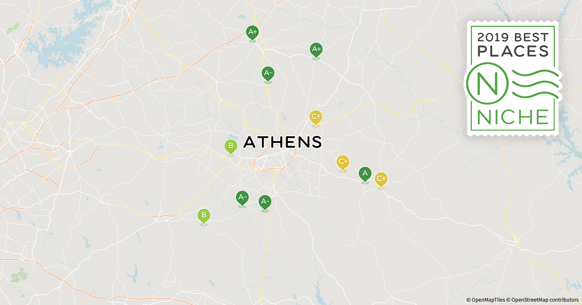 2019 Best Athens Area Suburbs to Live - Niche