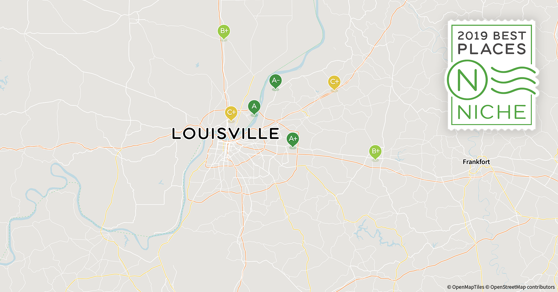 Louisville Metro Area Map