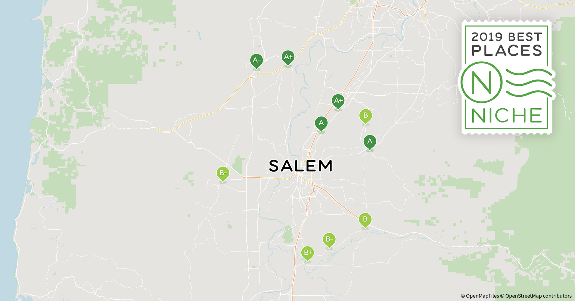 2019 Best Salem Area Suburbs to Live - Niche
