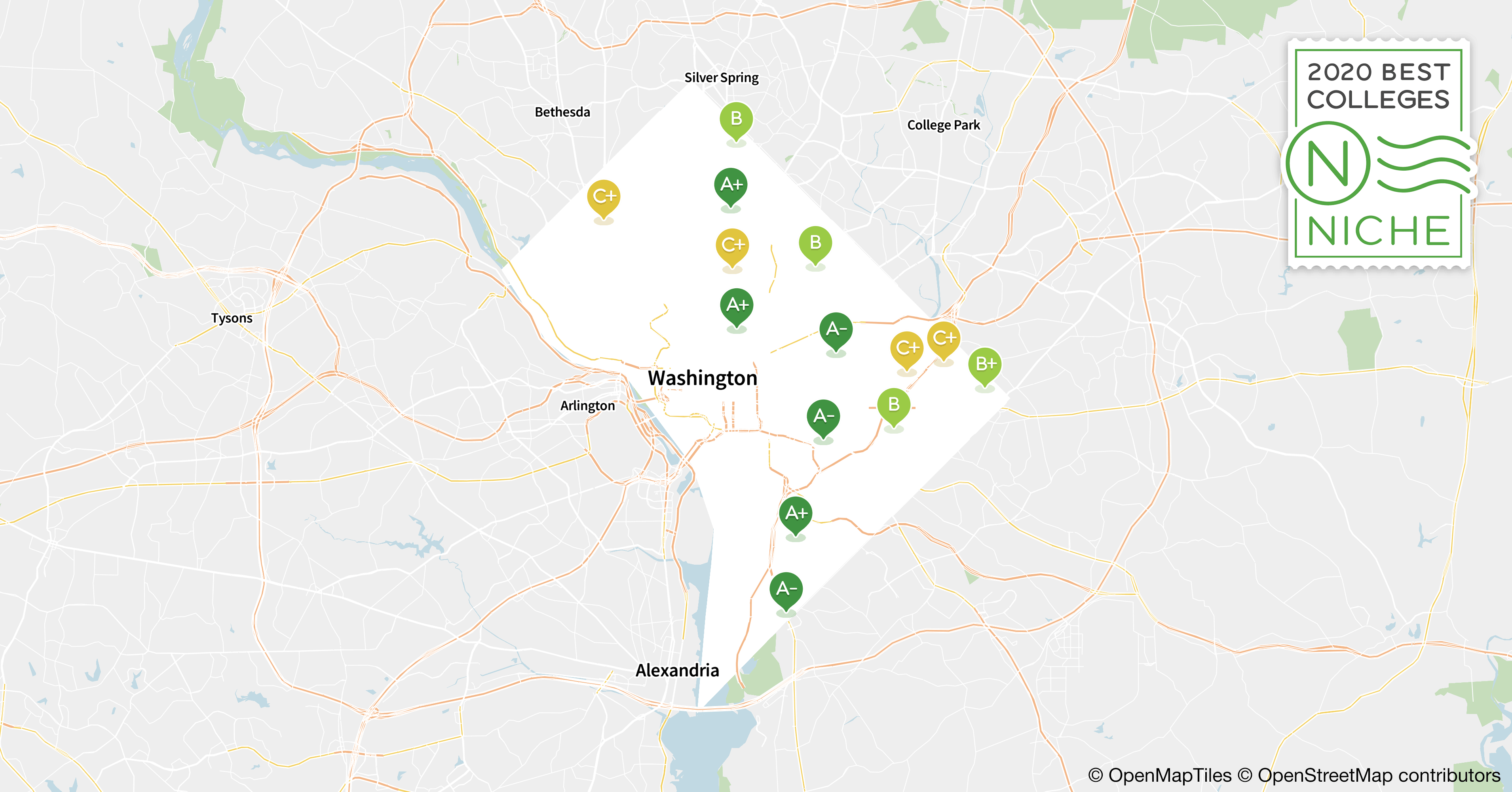 2020 Best Colleges in District of Columbia - Niche