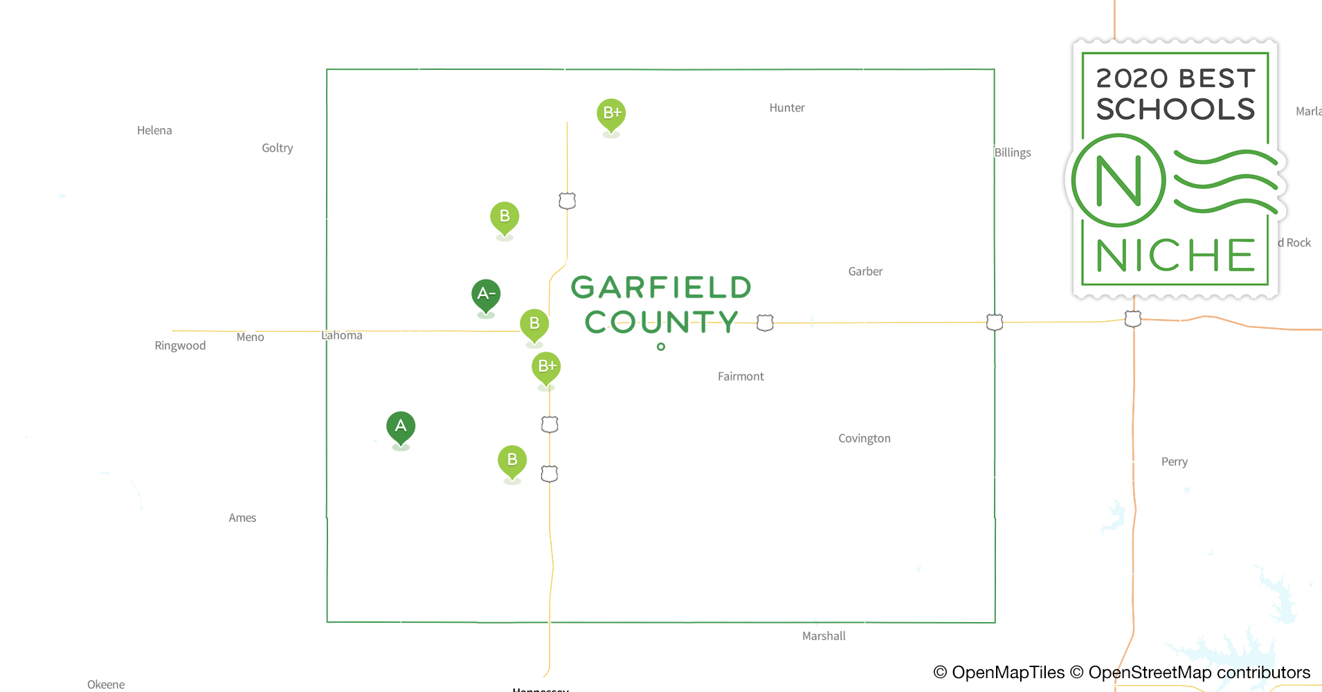 2020 Largest Schools in Garfield County, OK - Niche