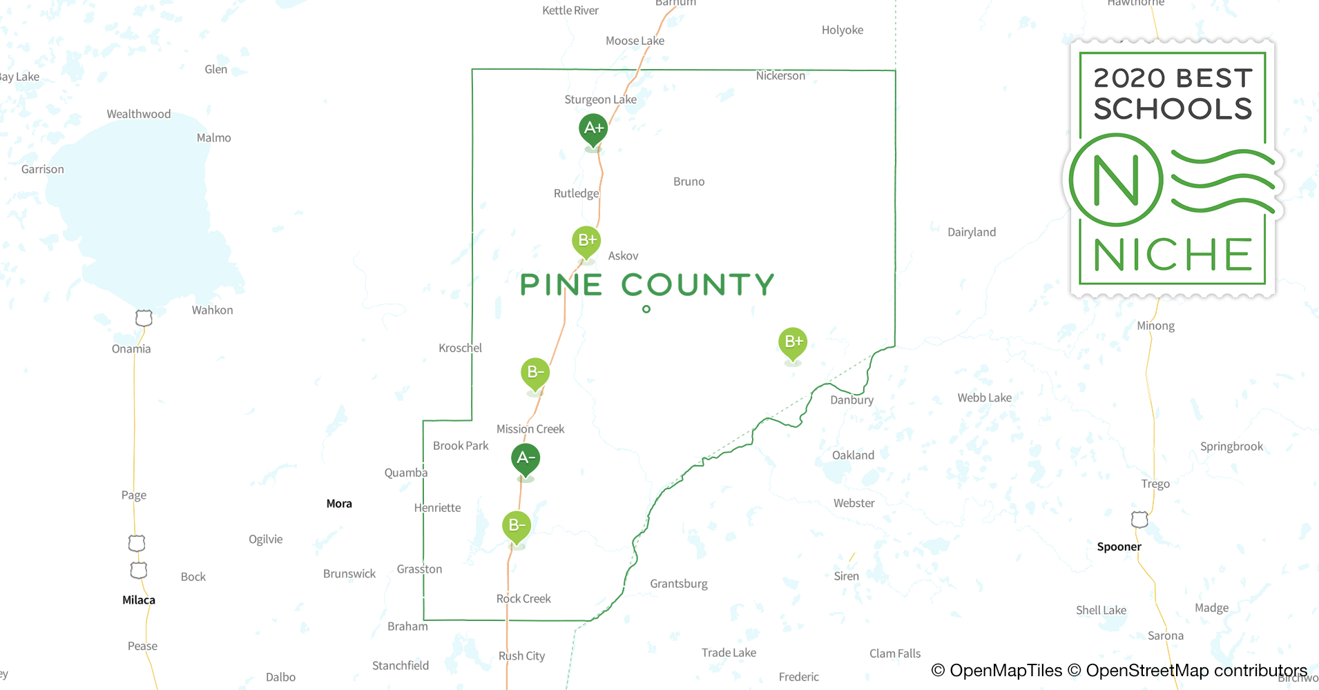 School Districts in Pine County, MN - Niche