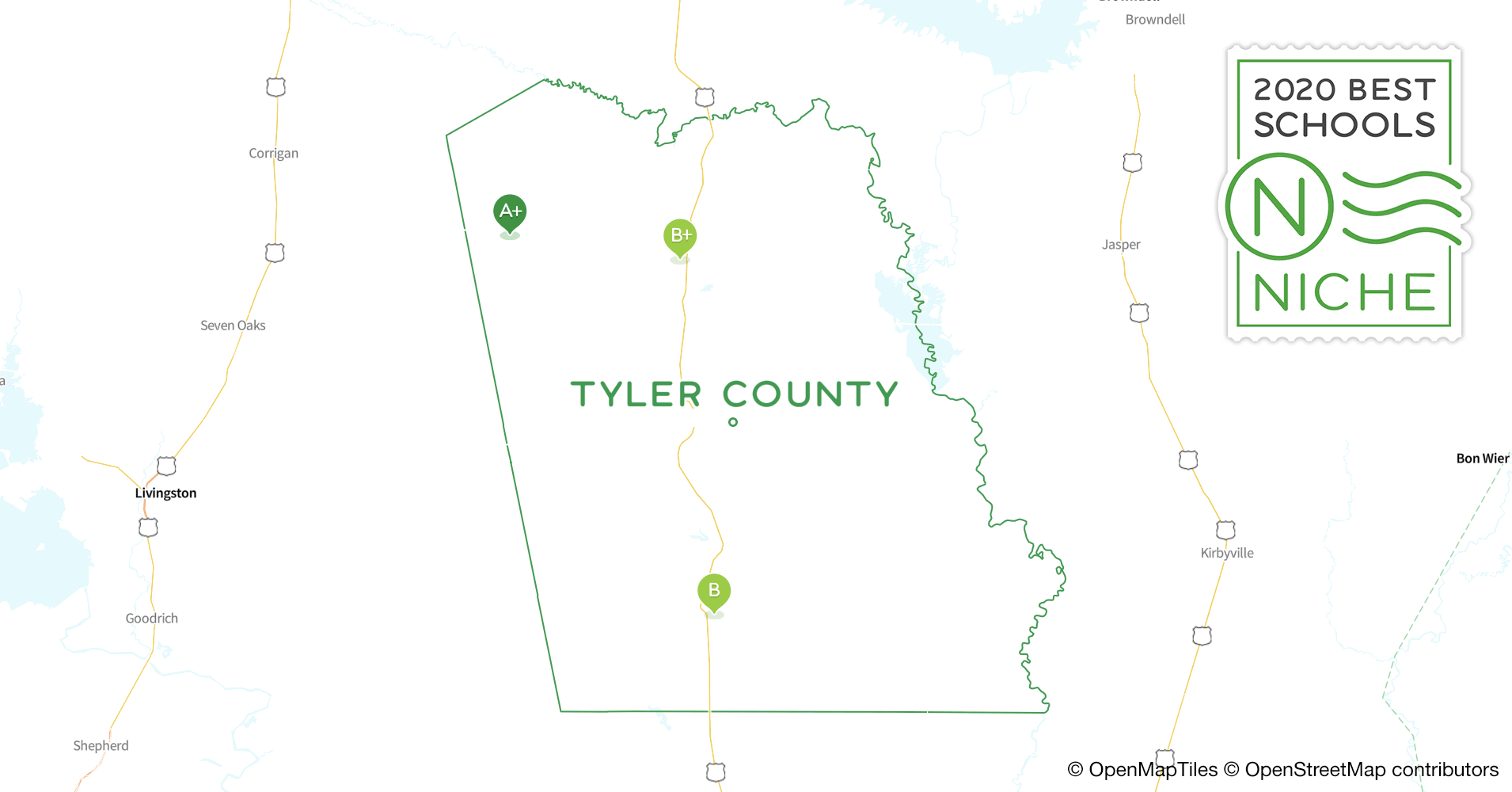 School Districts in Tyler County, TX - Niche