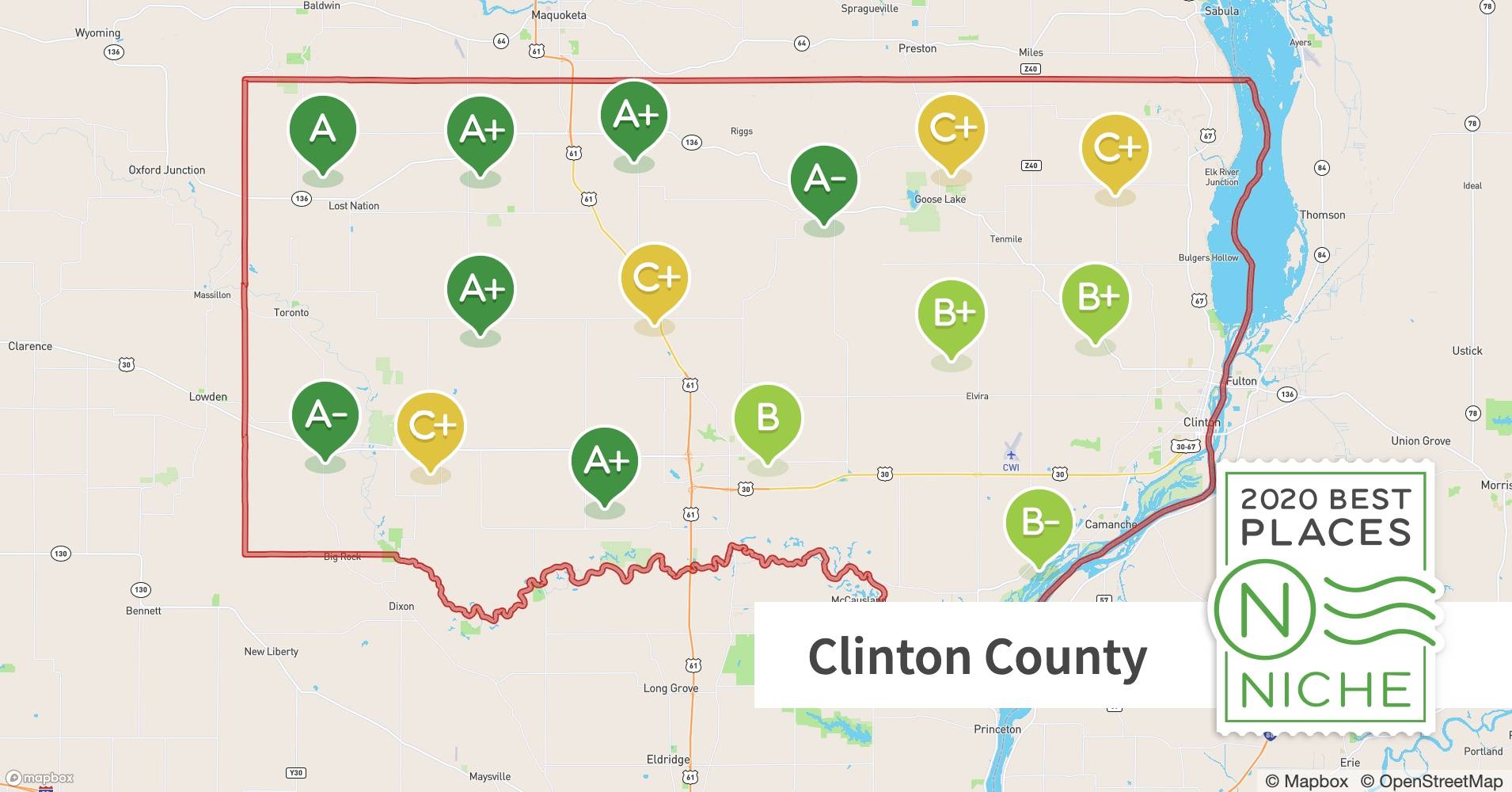 2020 Best Places to Live in Clinton County, IA - Niche