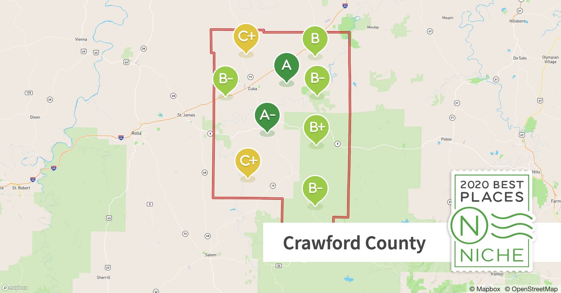 2020 Most Diverse Places to Live in Crawford County, MO - Niche