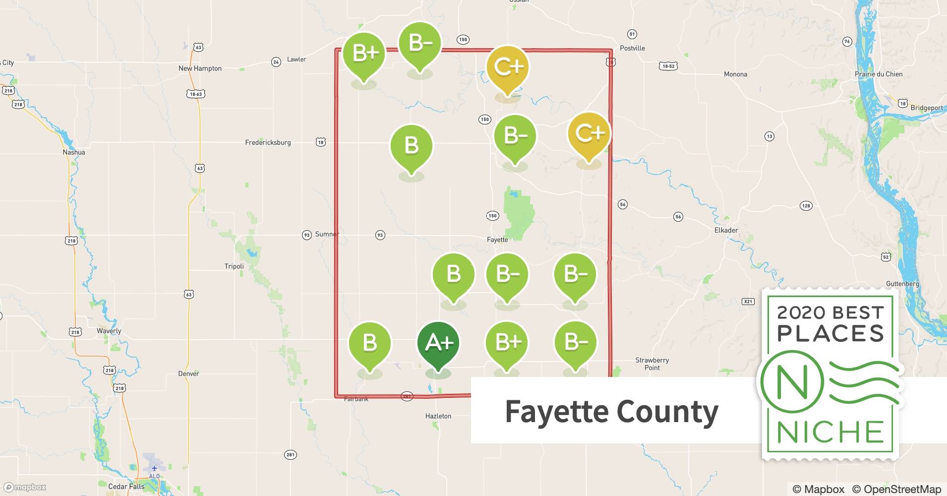 Compare Cost of Living in Fayette County, IA - Niche