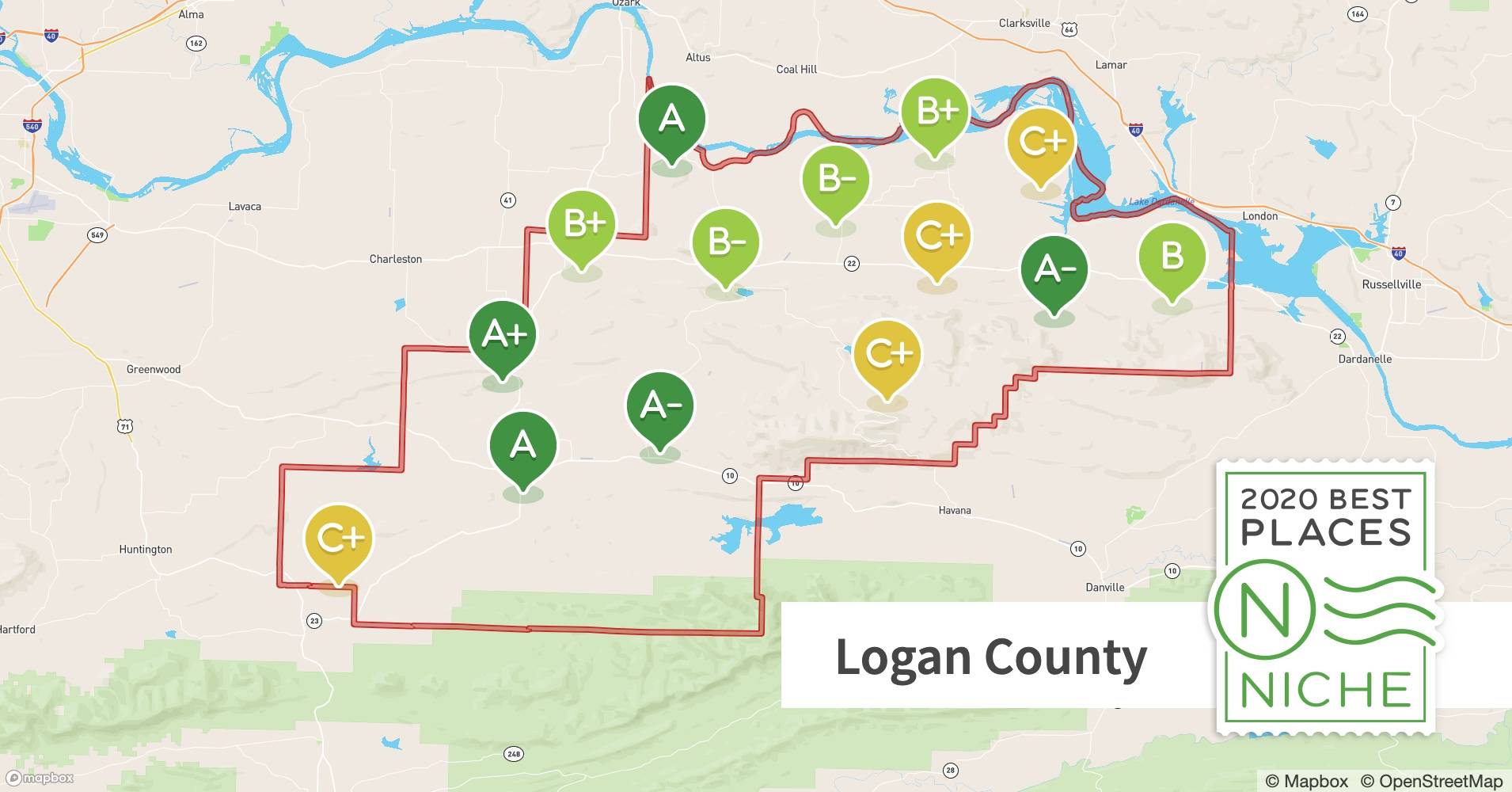 2020 Best Places to Buy a House in Logan County, AR - Niche