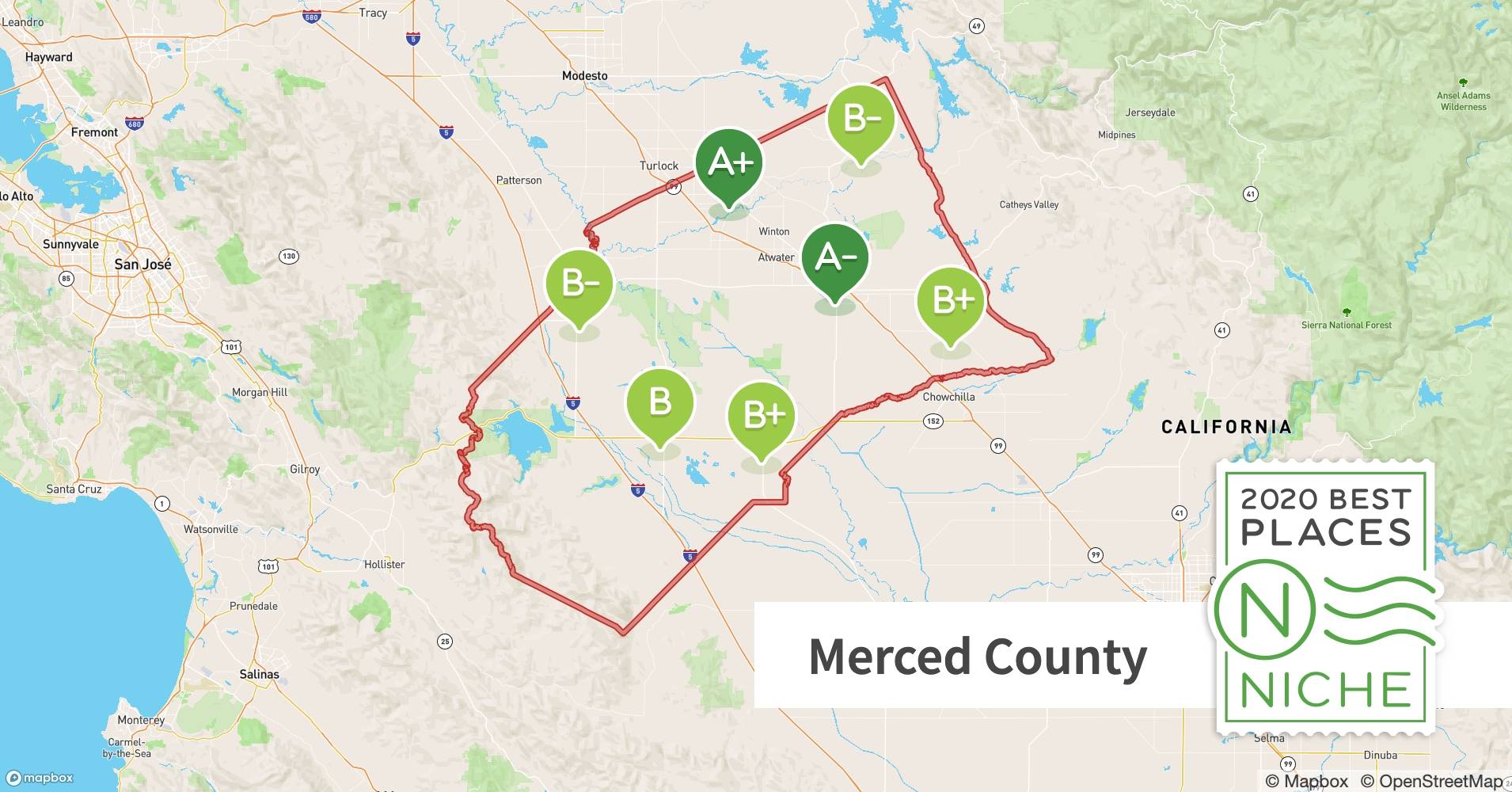 2020 Best Places to Raise a Family in Merced County, CA - Niche