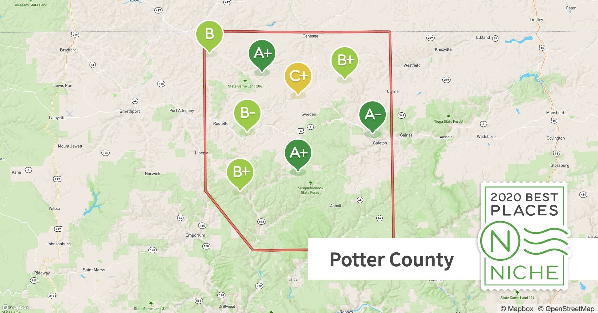 2020 Best Places to Retire in Potter County, PA - Niche