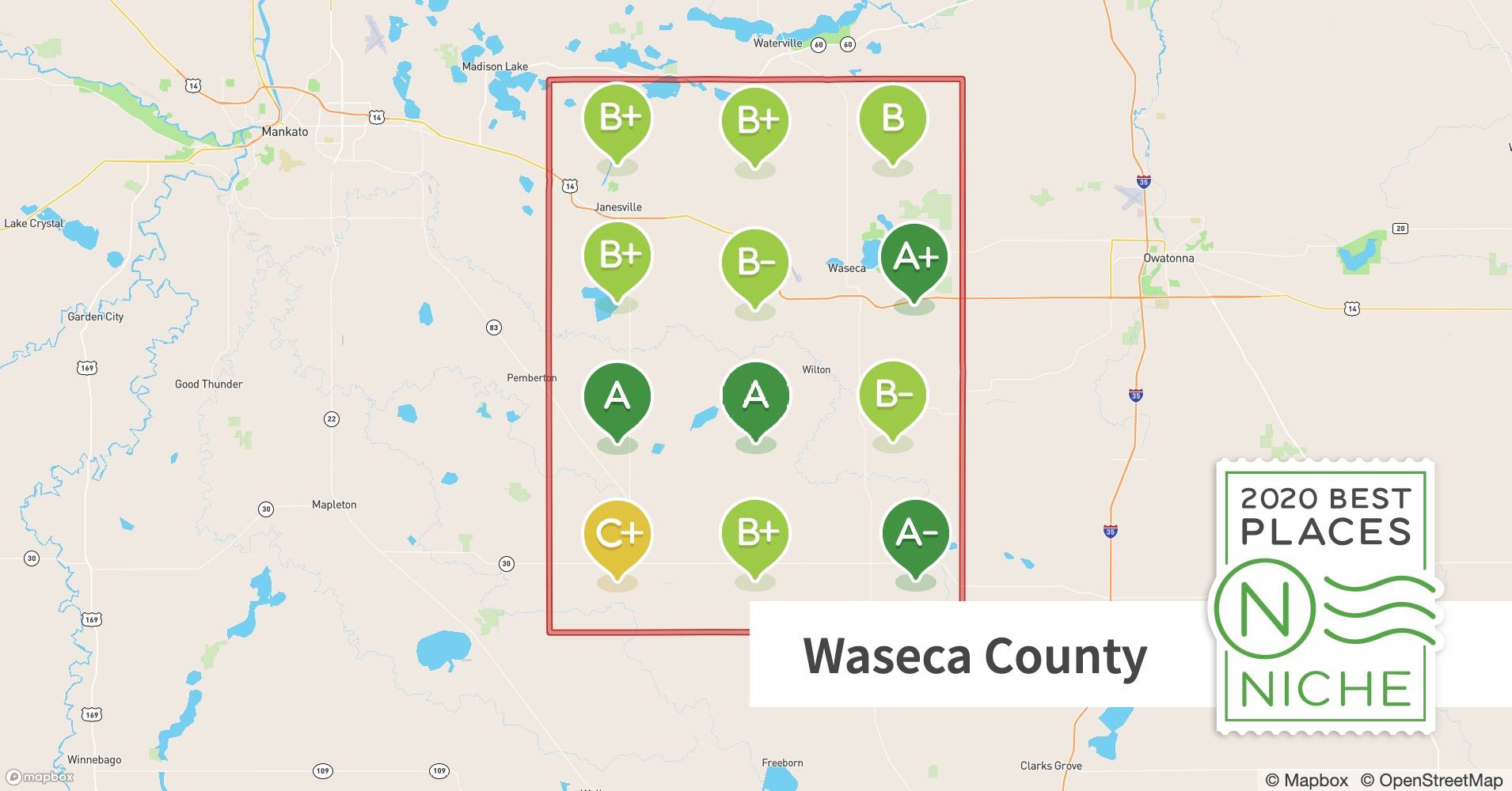 2020 Safe Places to Live in Waseca County, MN - Niche