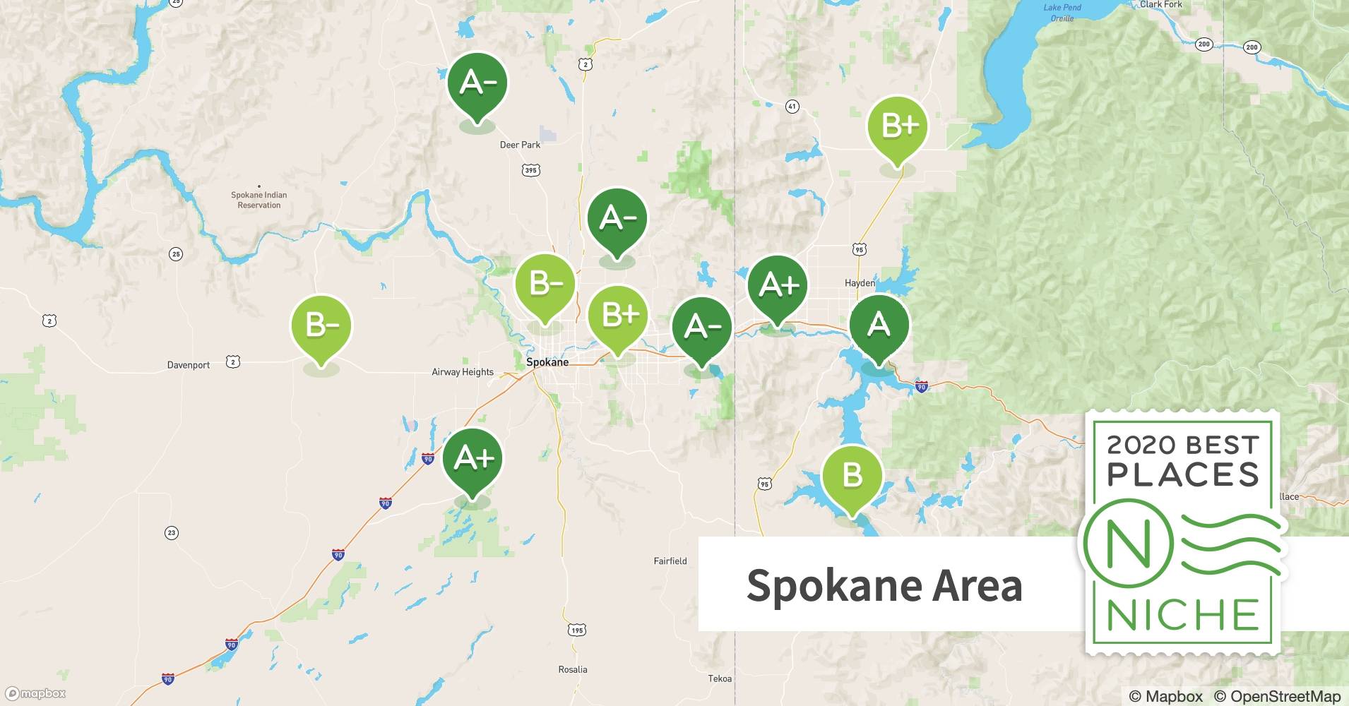 2020 Safe Places to Live in Spokane Area - Niche