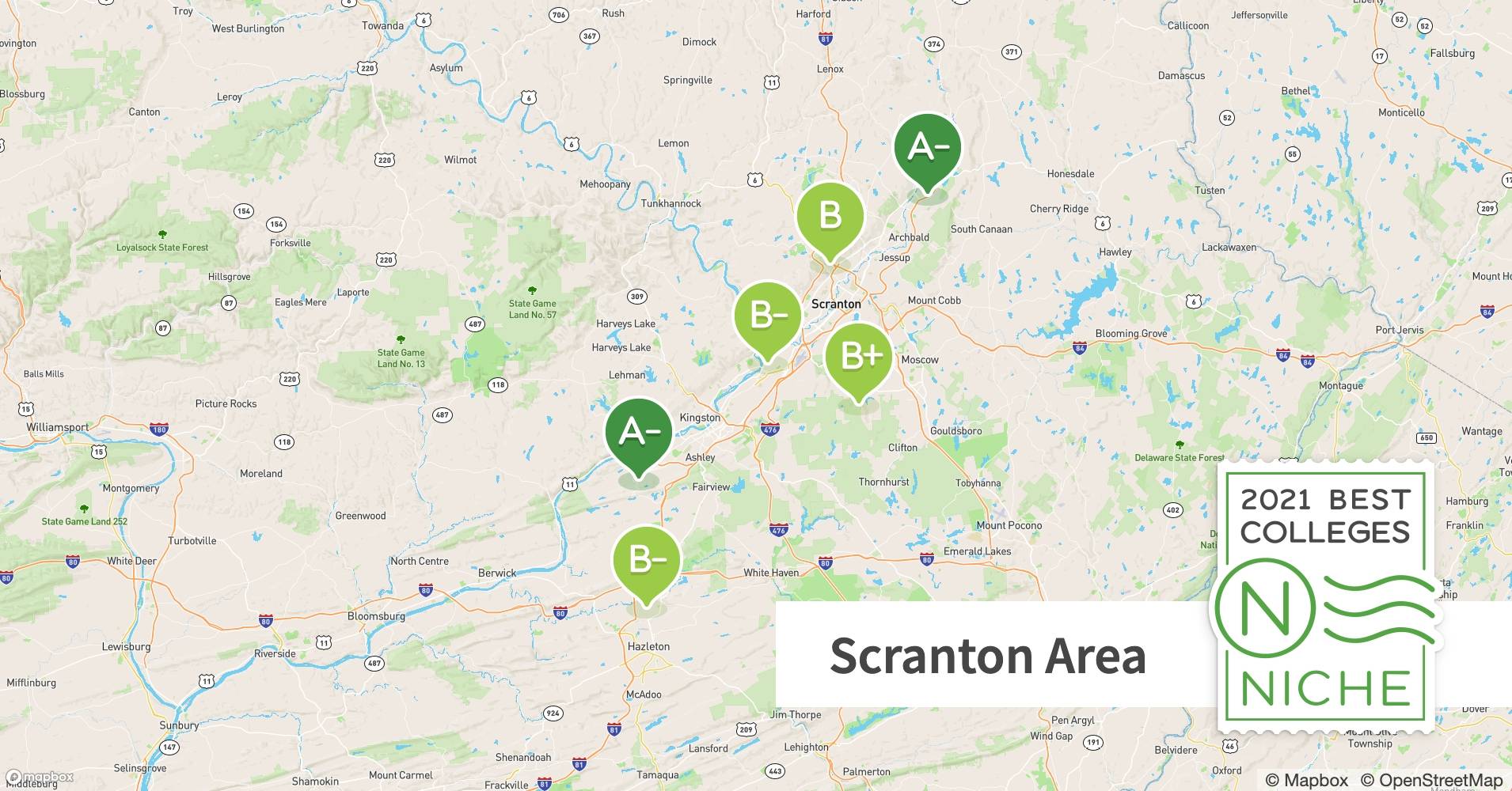 2021 Best Colleges in Scranton Area - Niche