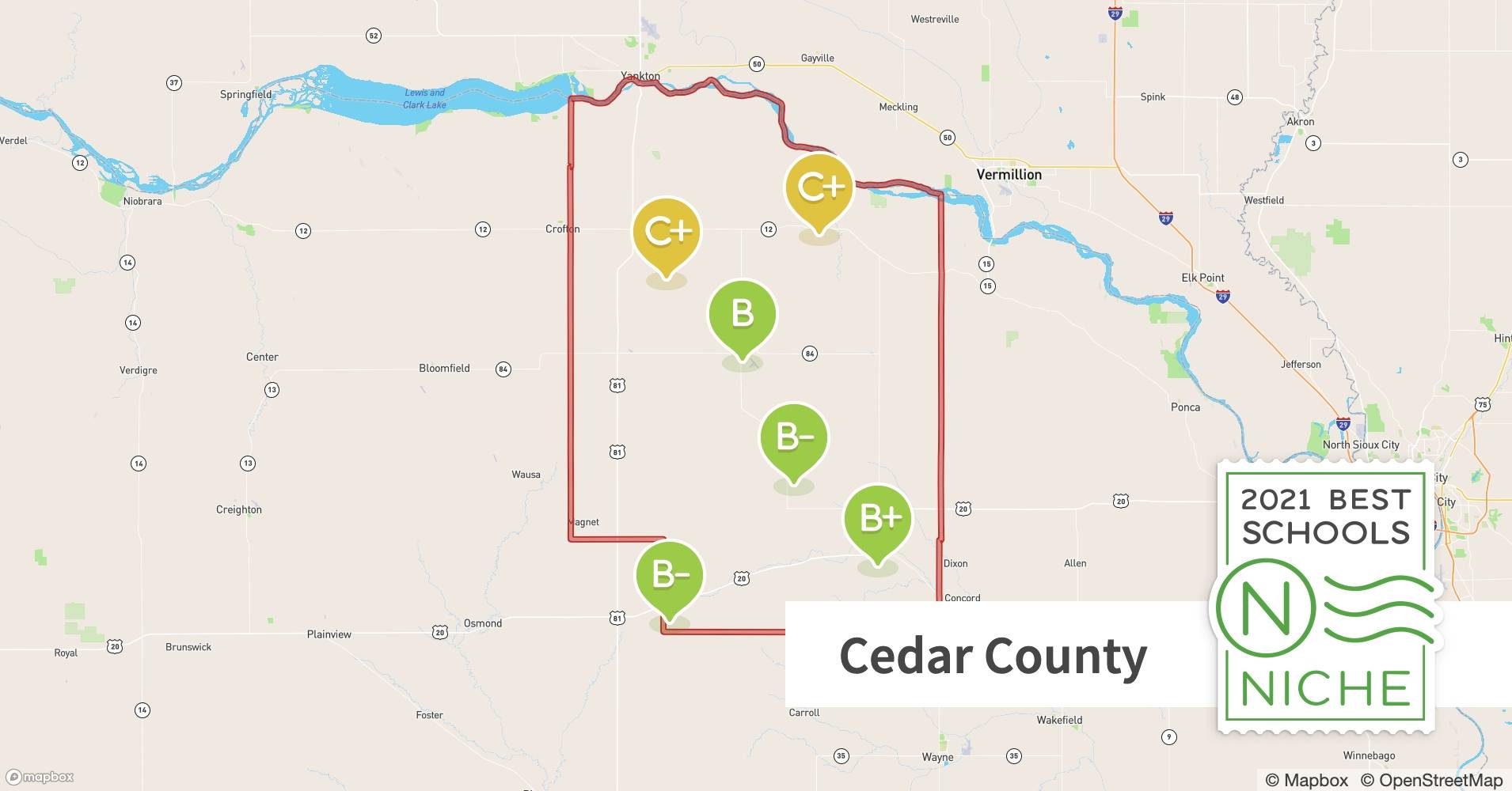 School Districts in Cedar County, NE - Niche