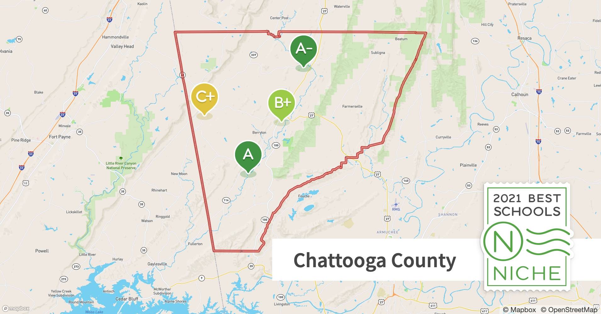 2021 Top School Districts with AP Courses in Chattooga County, GA - Niche