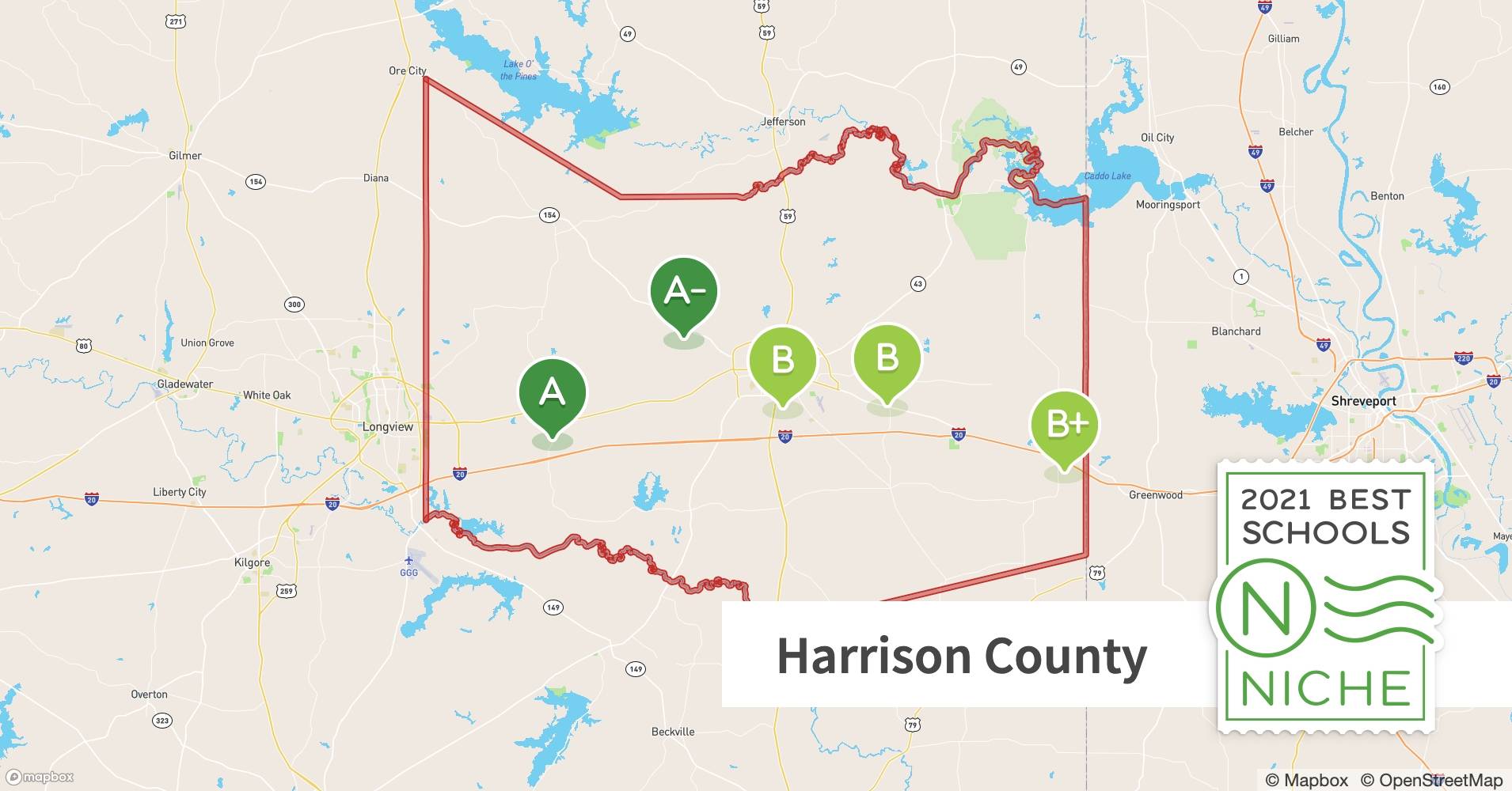 School Districts in Harrison County, TX - Niche