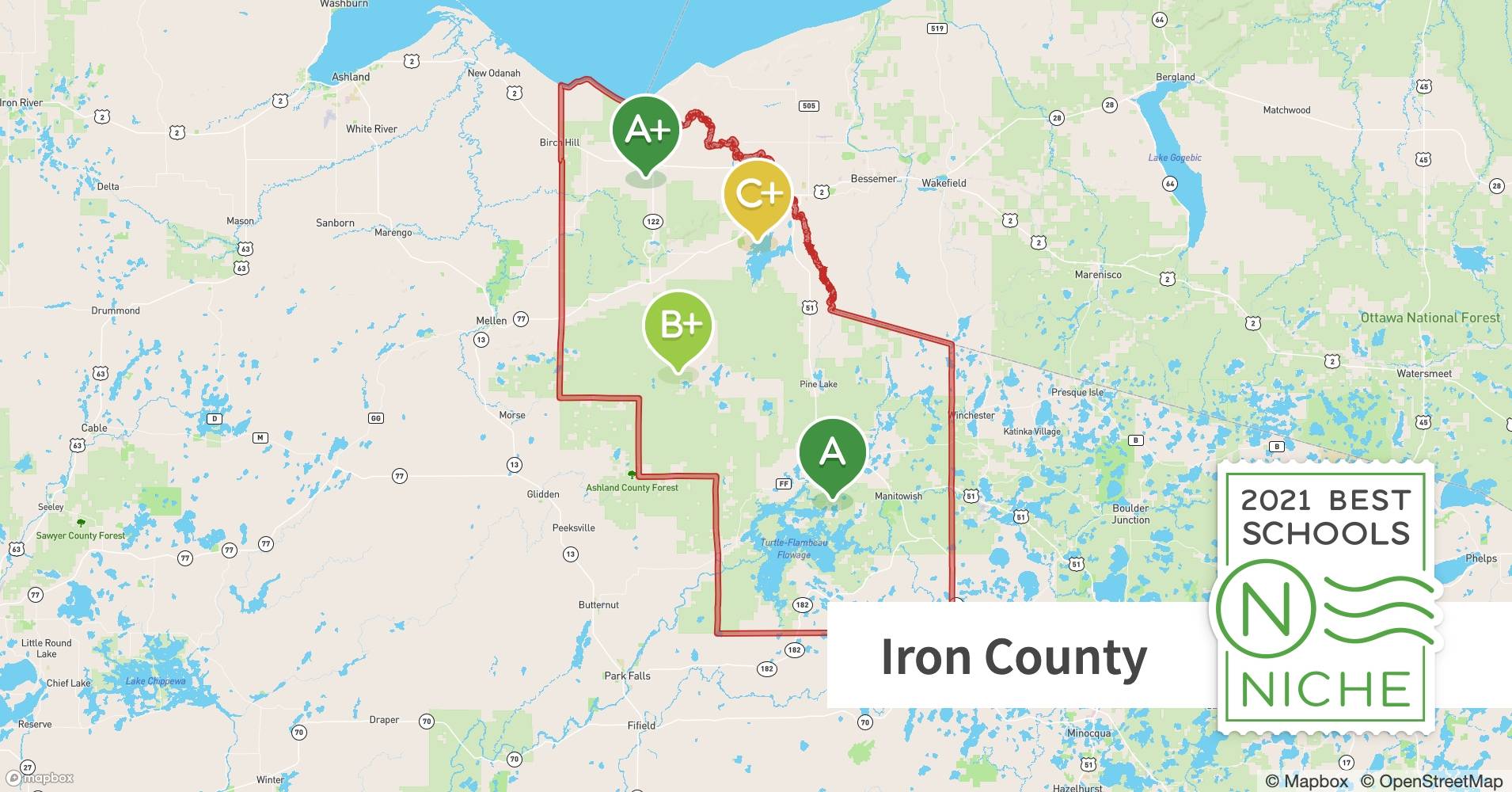 K-12 Schools in Iron County, WI - Niche