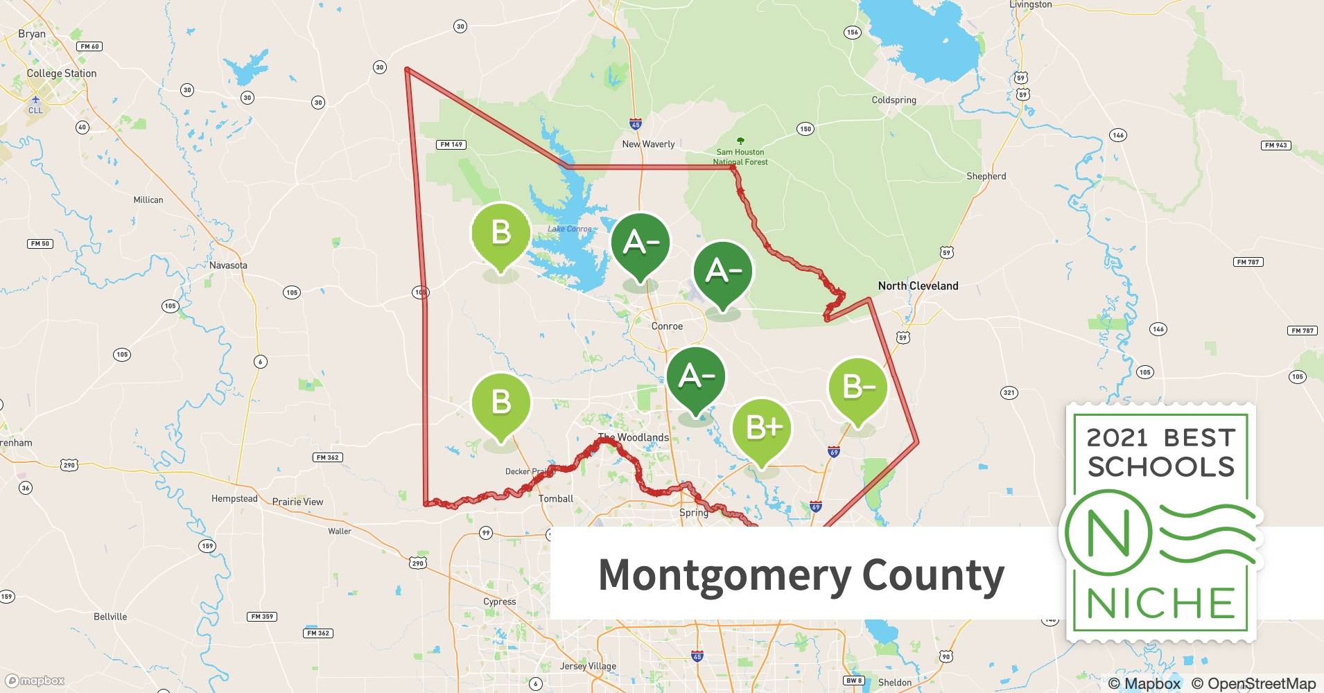 K-12 Schools in Montgomery County, TX - Niche