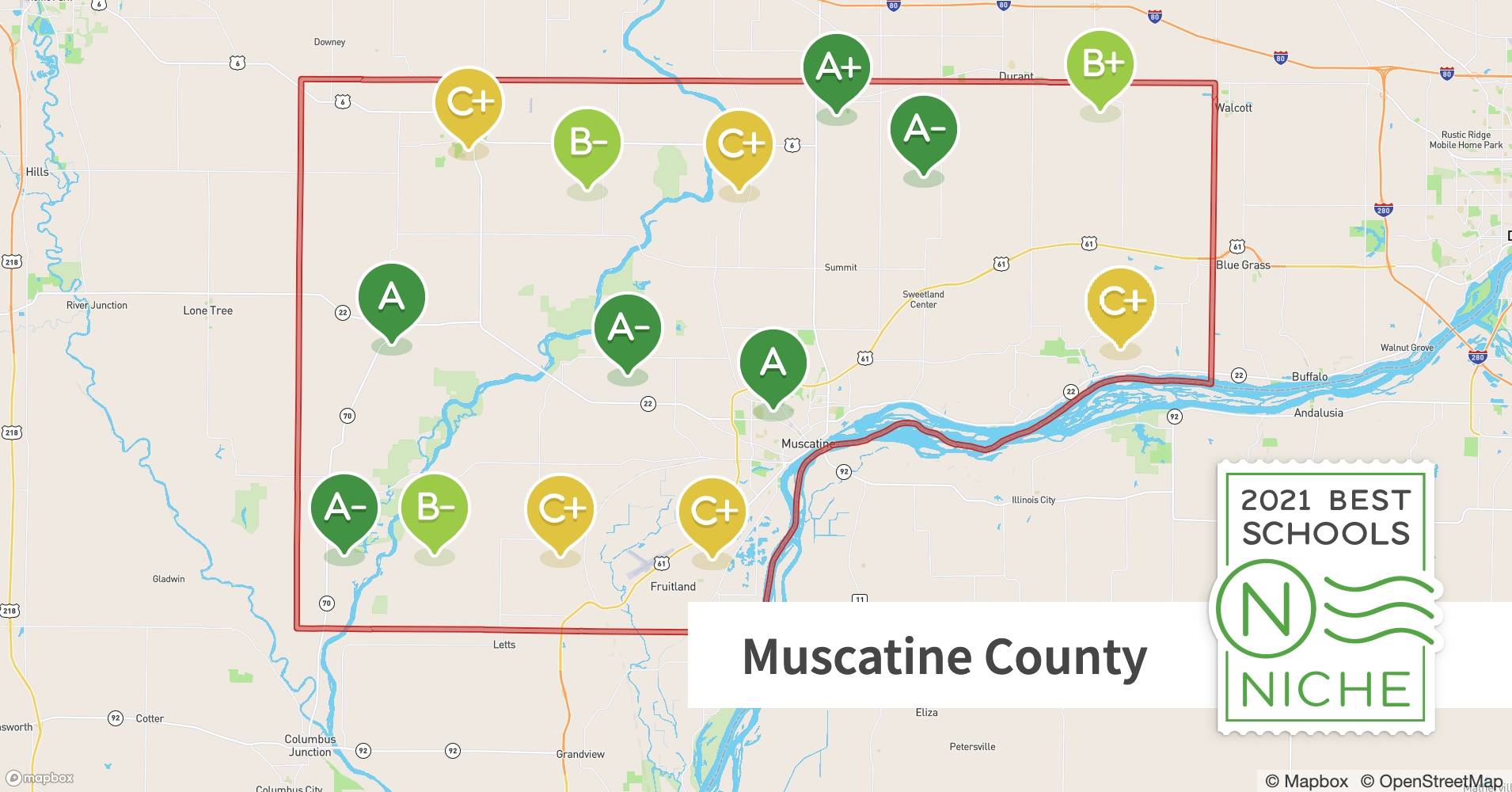 School Districts in Muscatine County, IA - Niche