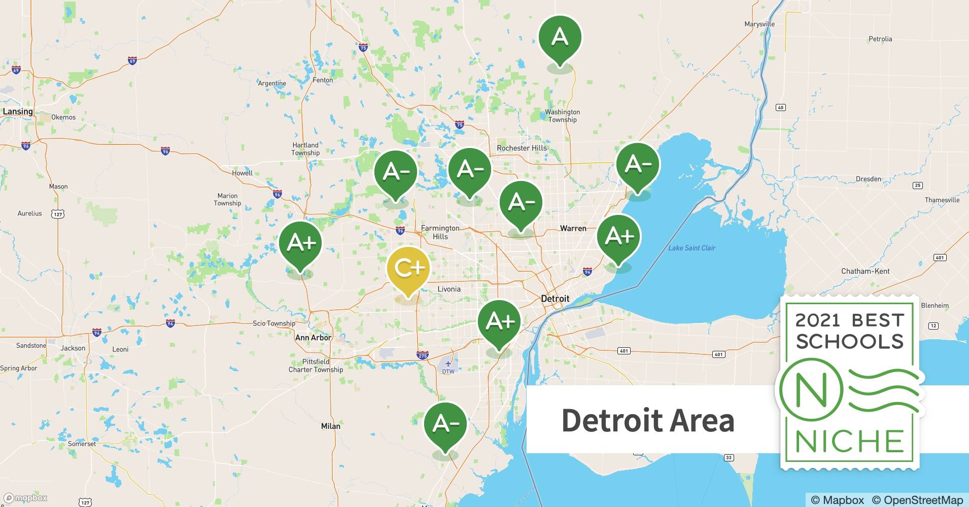 2021 Best School Districts in the Detroit Area - Niche