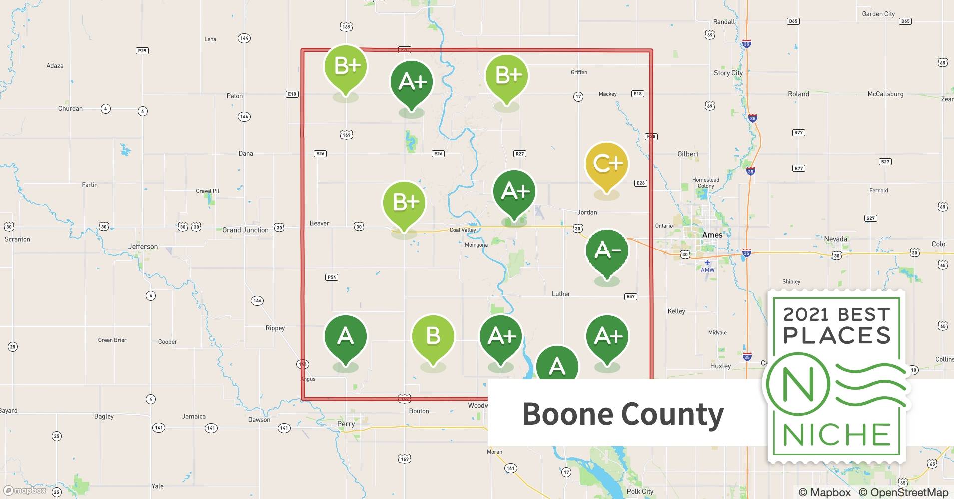 Compare Cost of Living in Boone County, IA - Niche