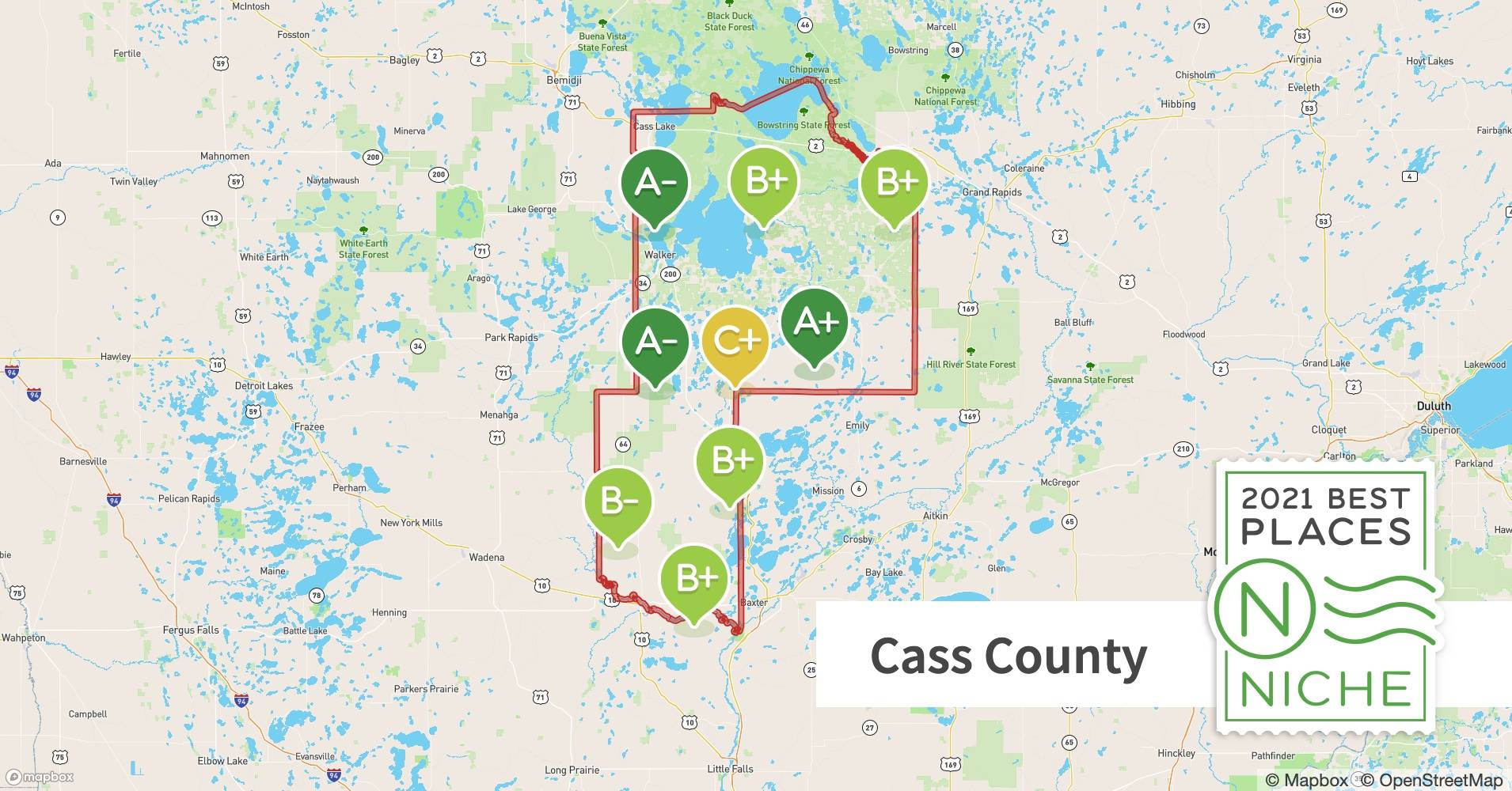 2021 Best Places to Live in Cass County, MN - Niche