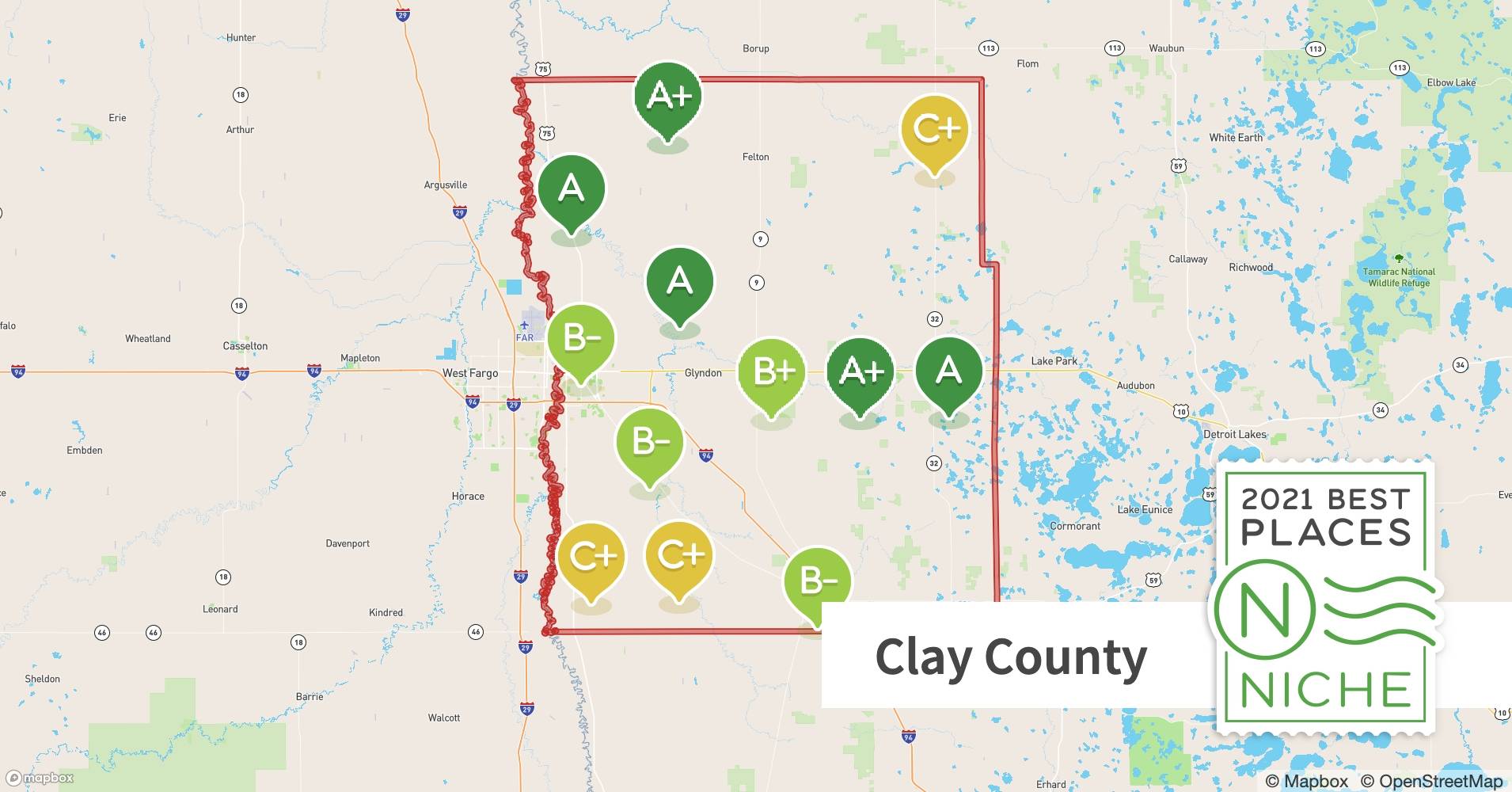 2021 Best Places to Live in Clay County, MN - Niche