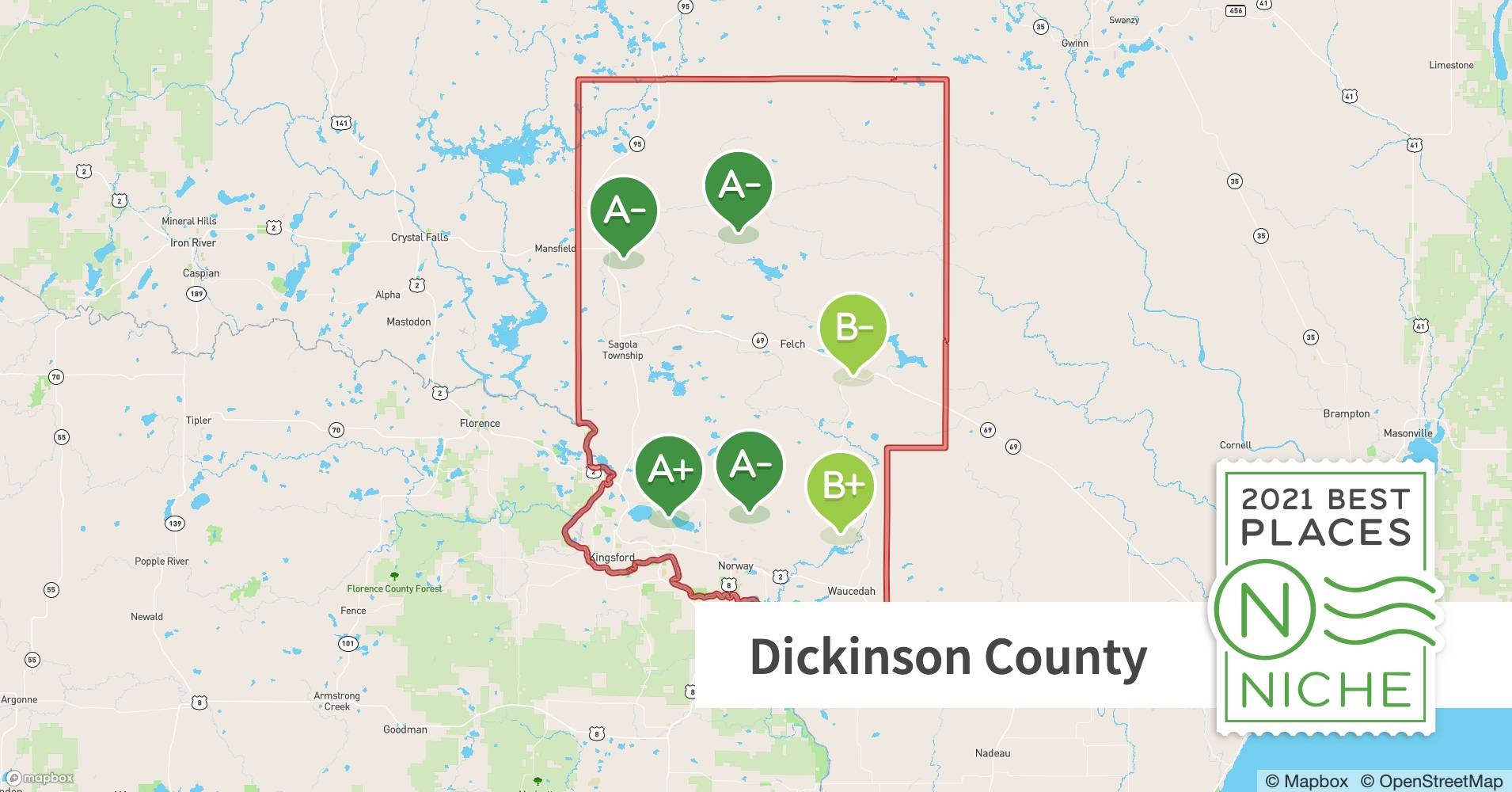2021 Best Places to Live in Dickinson County, MI - Niche